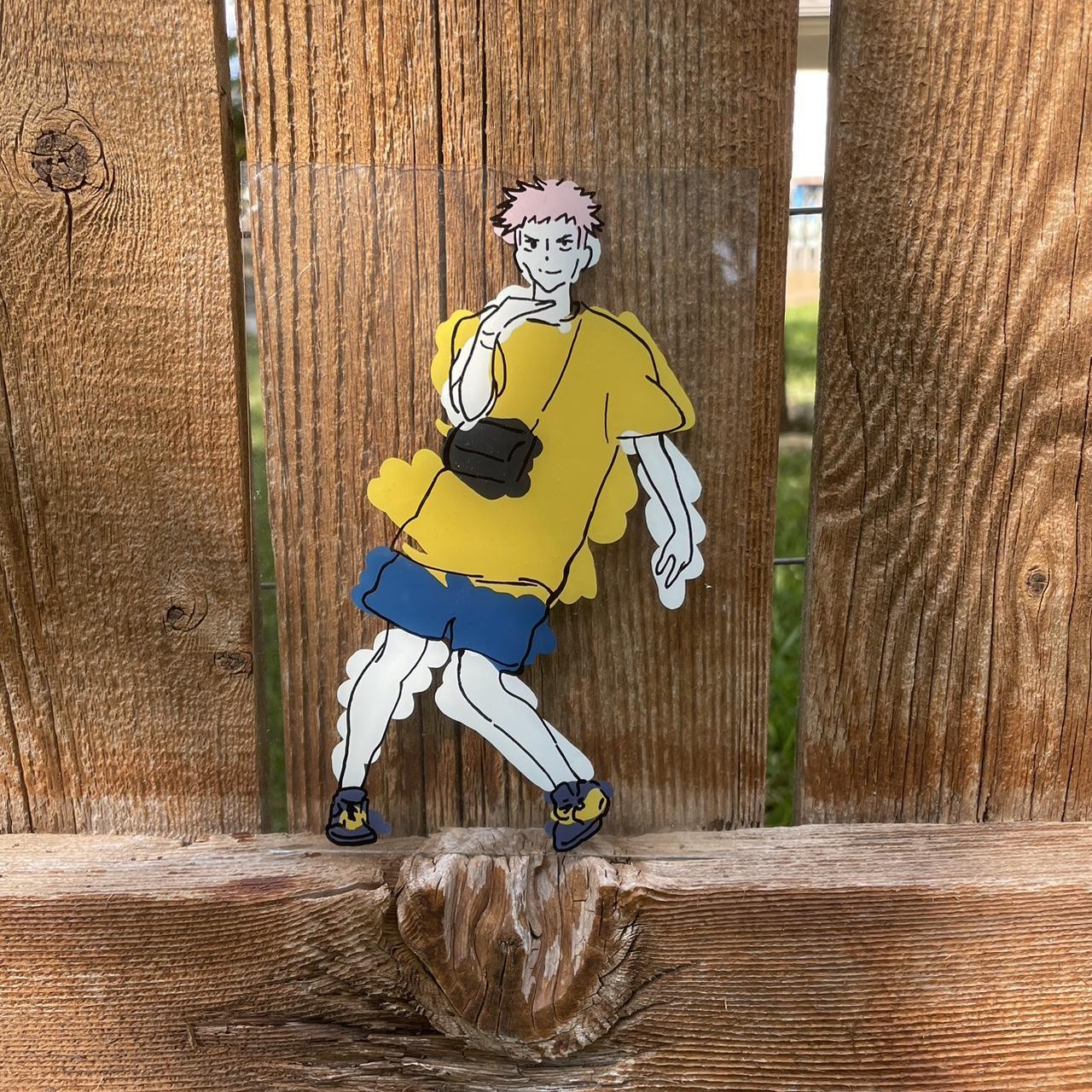 JJK - YUJI S1 ENDING GLASS PAINTING • 5” x 7”... - Depop