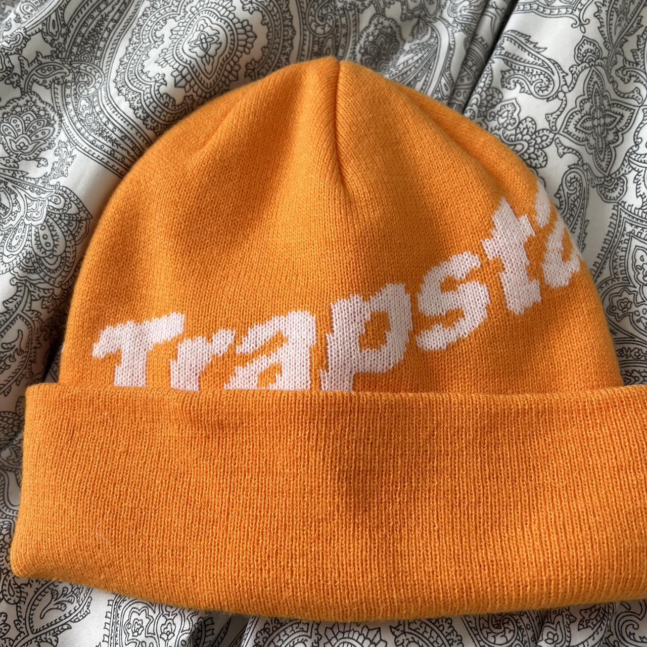 Trapstar Men's Orange Hat | Depop