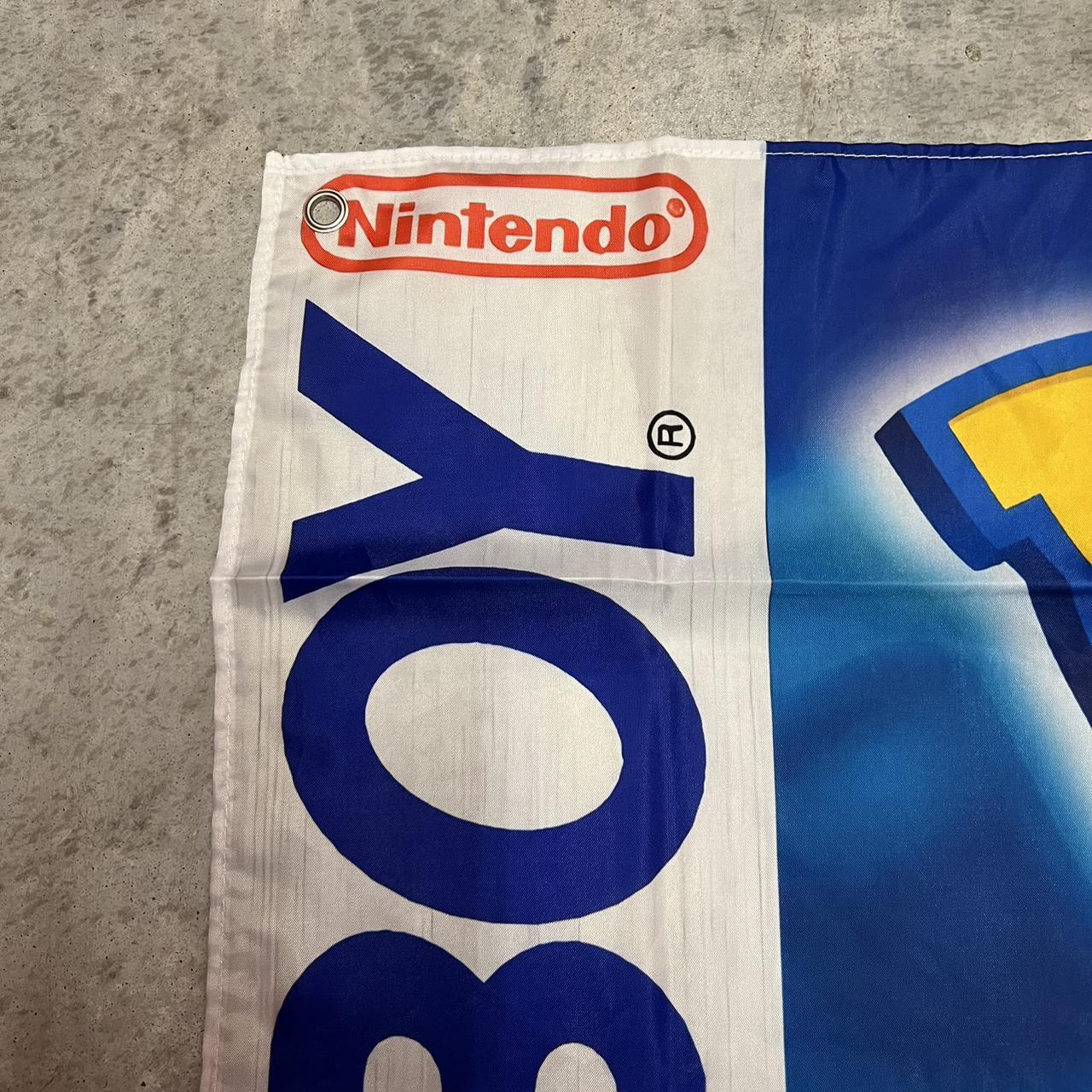 Pokemon Blue Version Custom Wall Flag Banner... - Depop