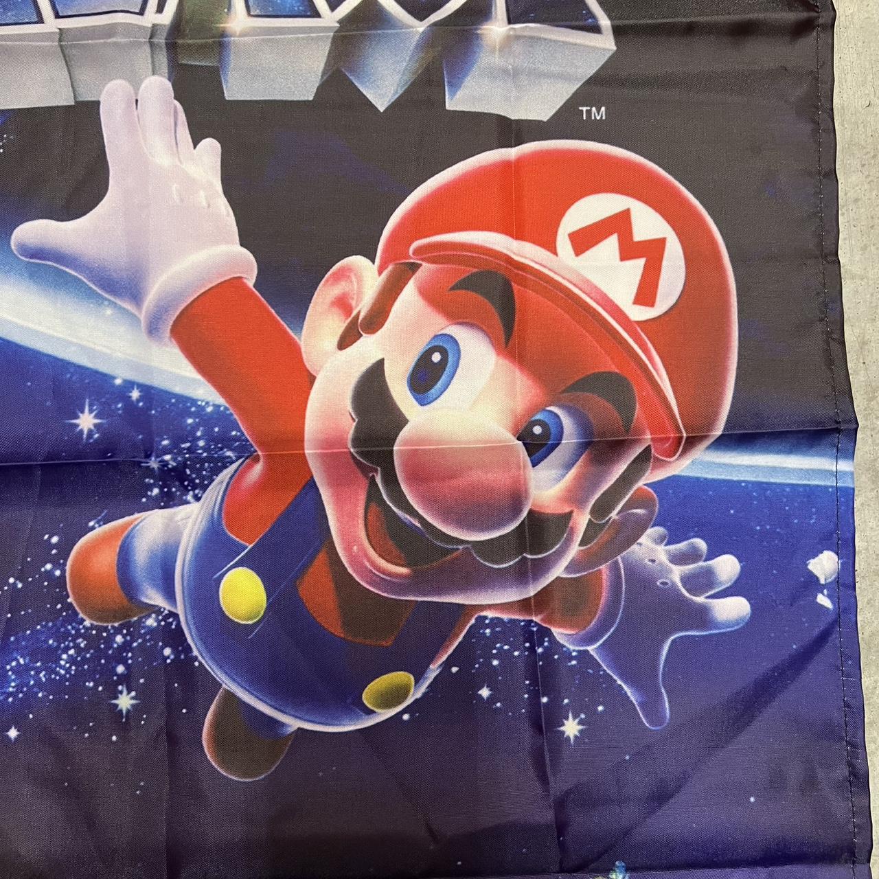 Super Mario Galaxy Custom Wall Flag Banner Tapestry... - Depop