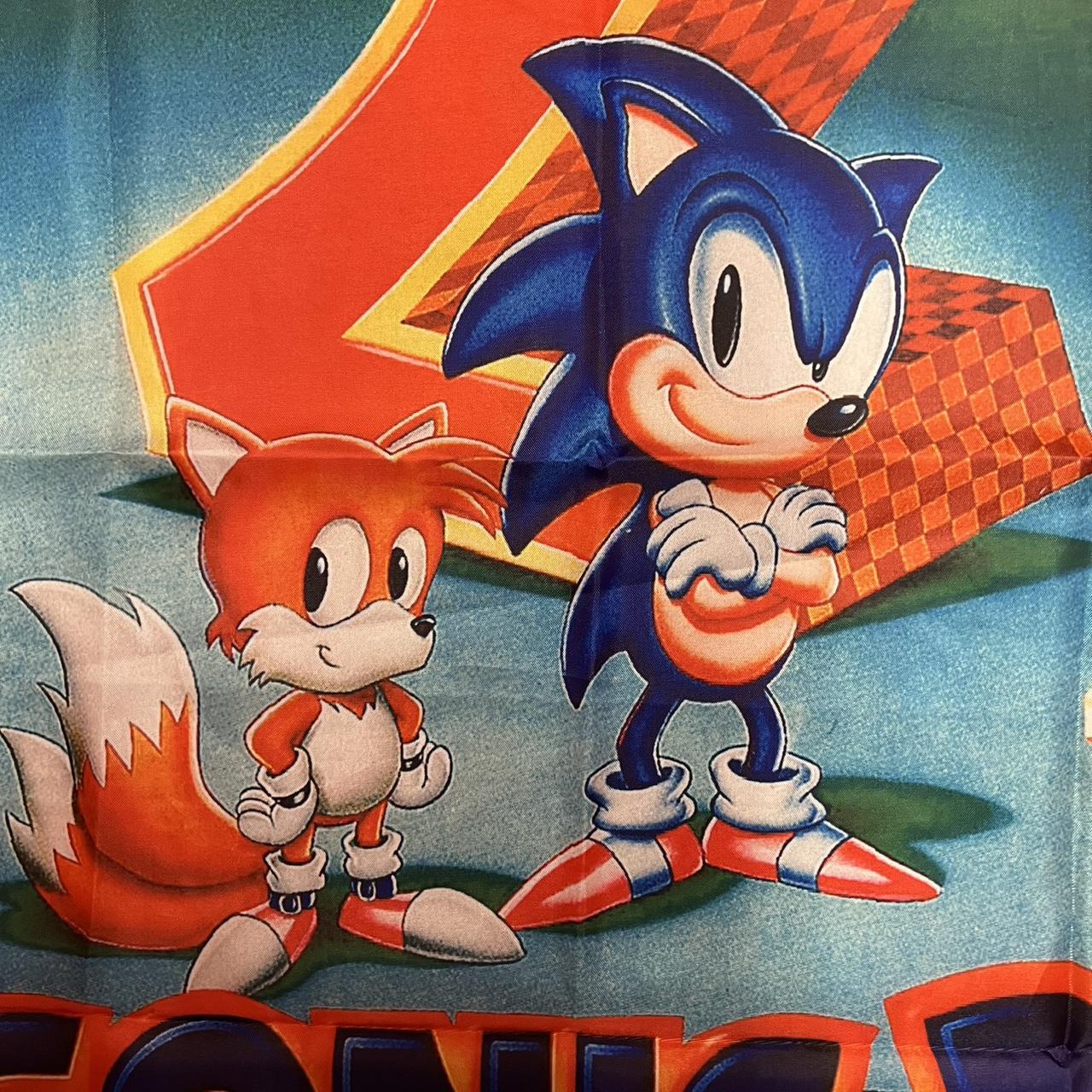 Sonic The Hedgehog 2 Custom Wall Flag Banner... - Depop