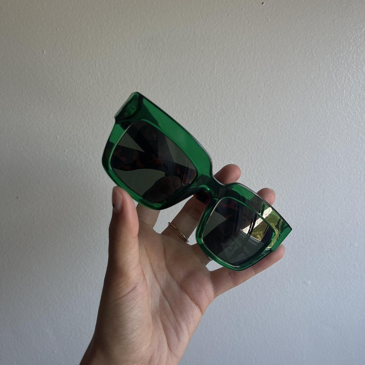 Green & Tortoise Shell sunnies from UO - Depop