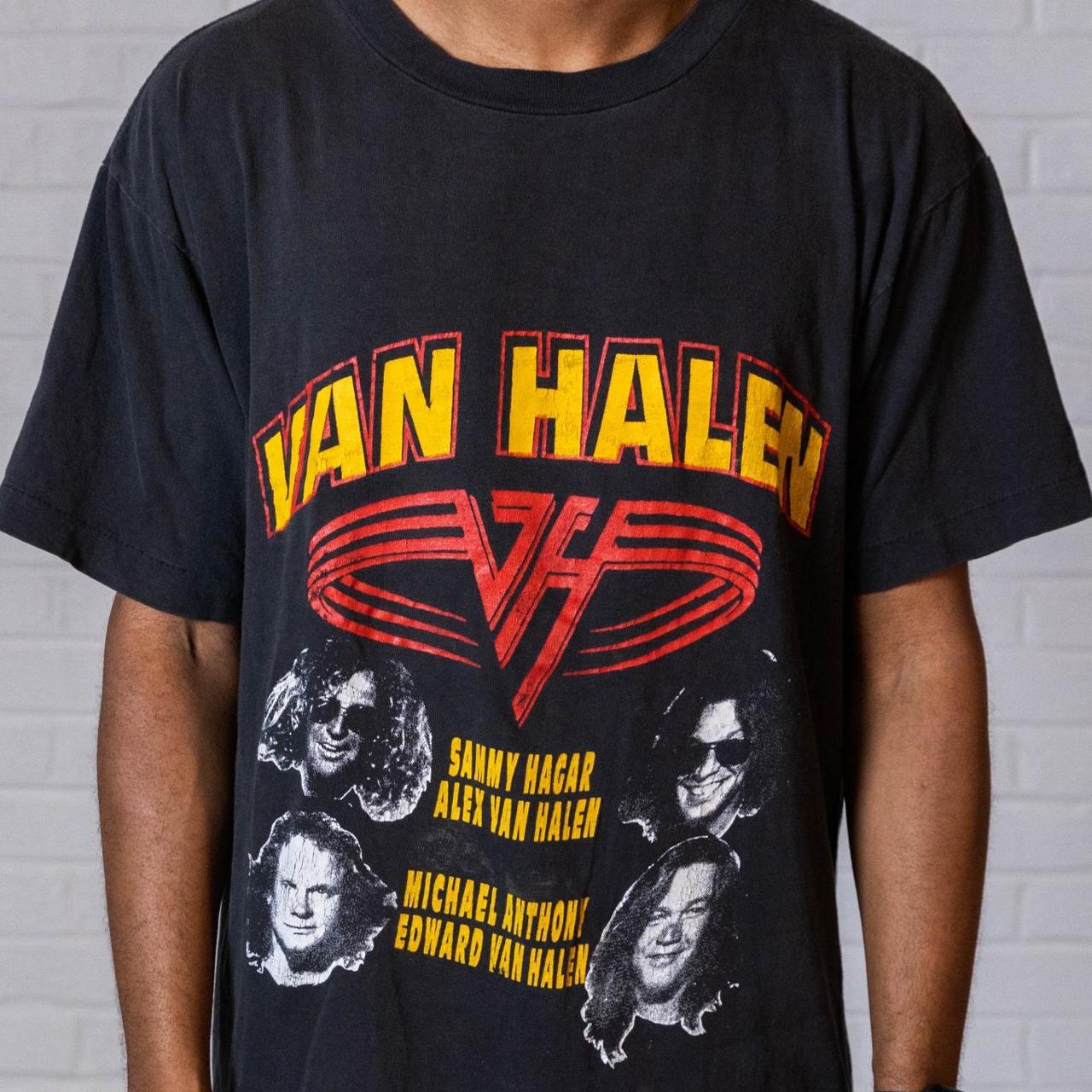 1991 Van Halen Tee Vintage Band Shirt For Unlawful... - Depop