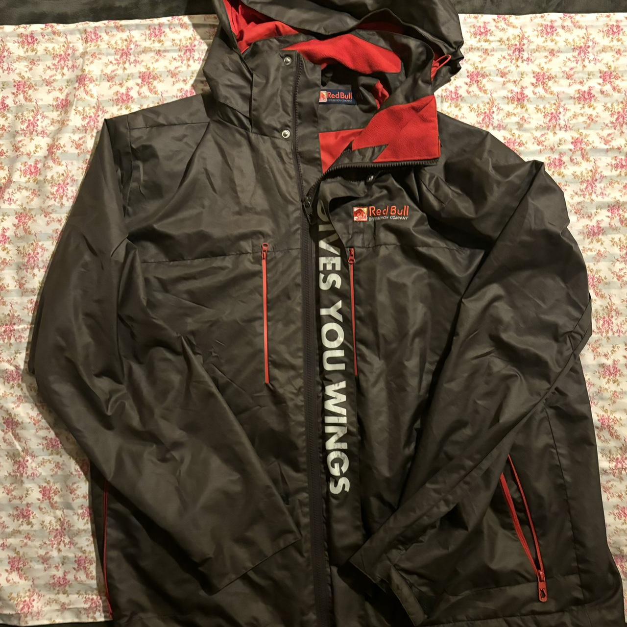 Red Bull windbreaker - size 2x -super warm -... - Depop