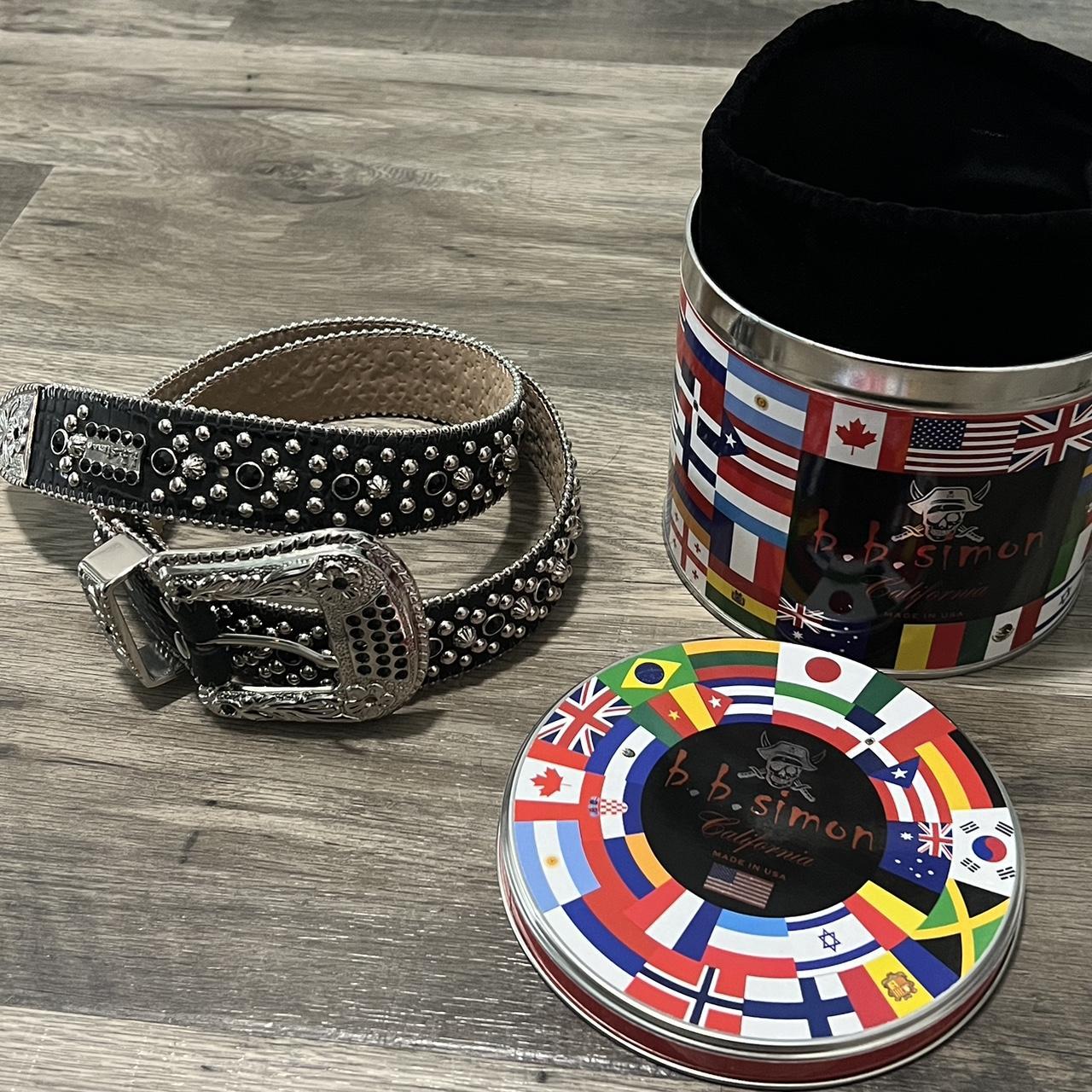 BB SIMON BELT - THE TROJAN JET SIZE: 36 PERFECT... - Depop