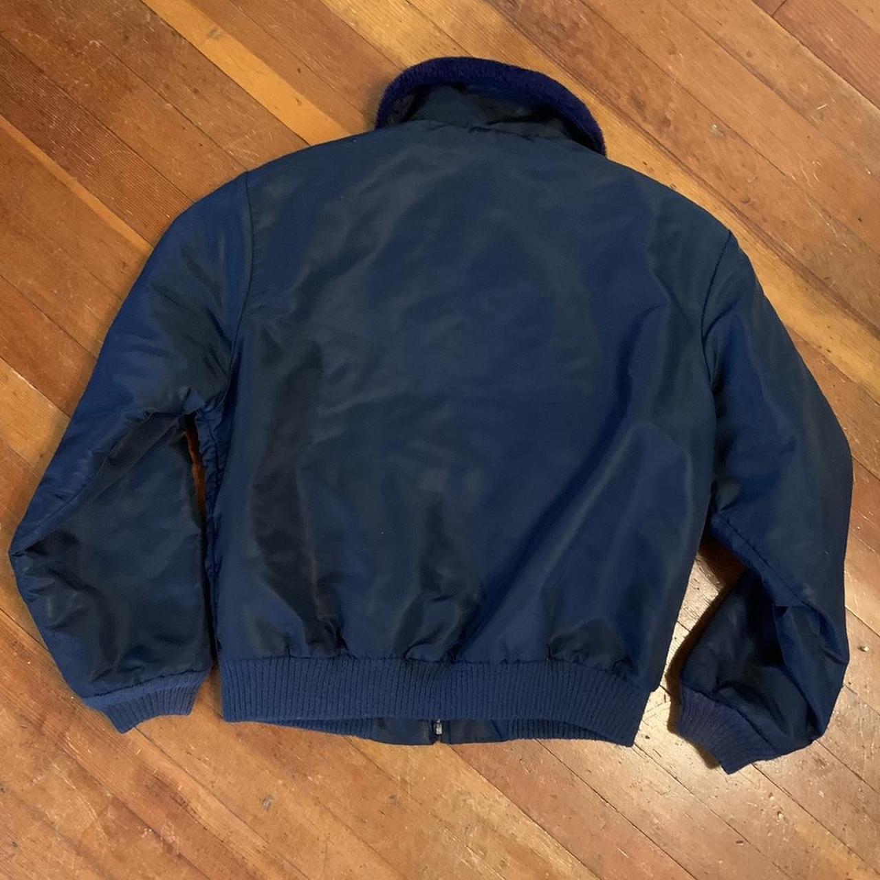 Vintage 70s Sir Jac Bomber Jacket with the furry... - Depop