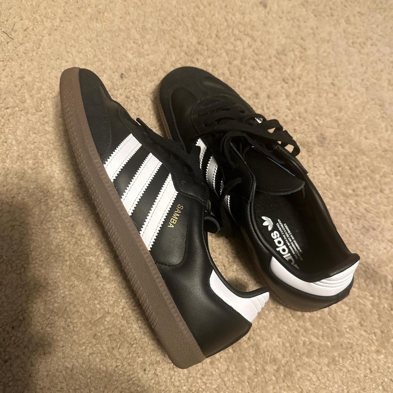Black sambas size 11 - Depop