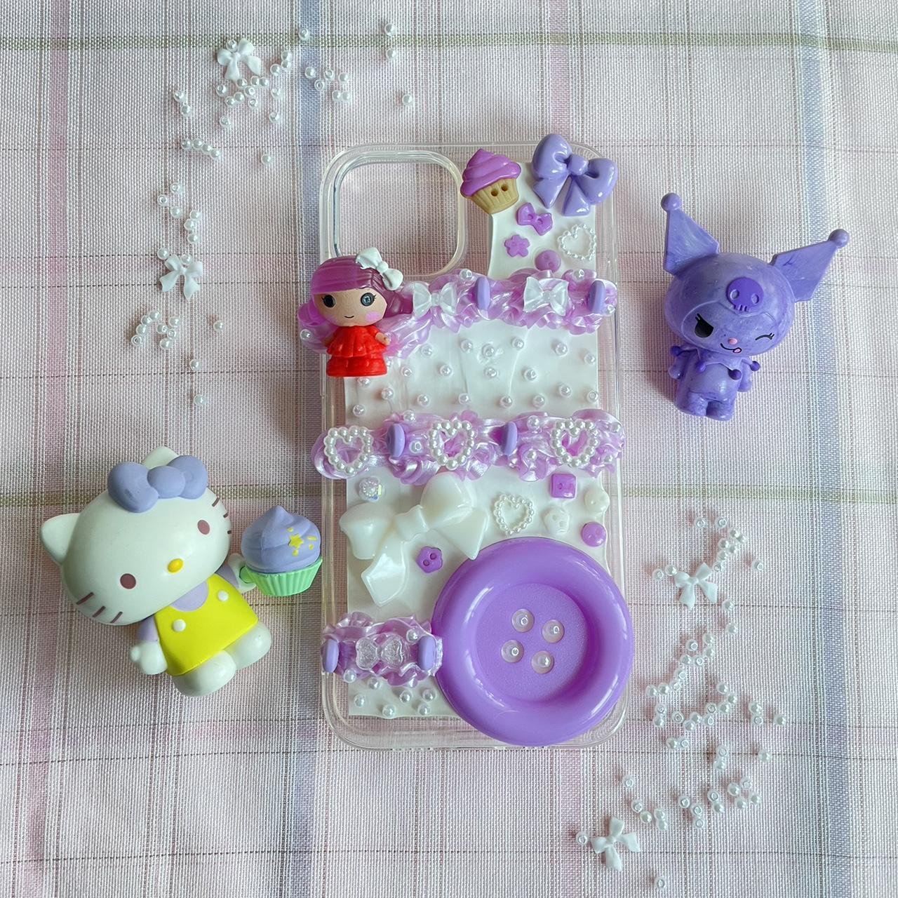 Purple Pearl Lalaloopsy Decoden Phone Case ೃ⁀ !!... - Depop