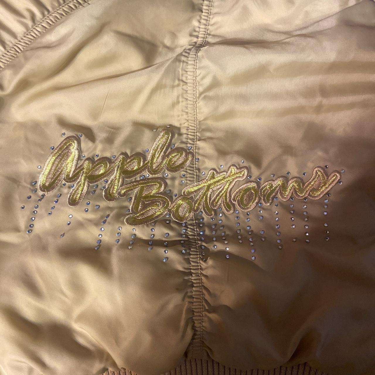 apple bottom puffer jacket the fur on the hoodie is... - Depop