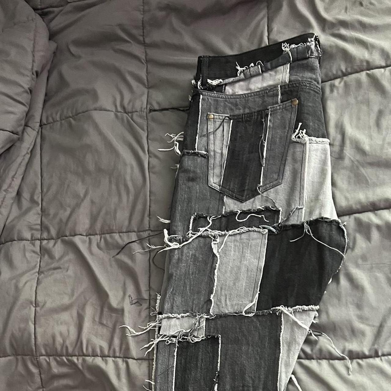 earftones 1/1 patch pants 36x32 ONE OF ONE UNIQUE... - Depop