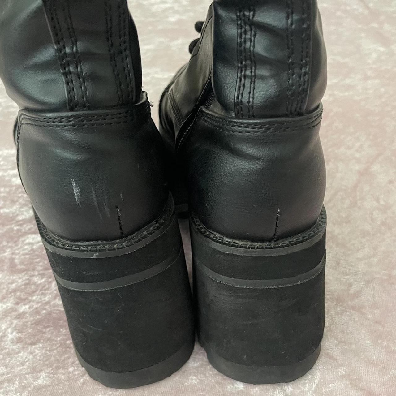 demonia RANGER tall combat platform boots. size 6.... - Depop