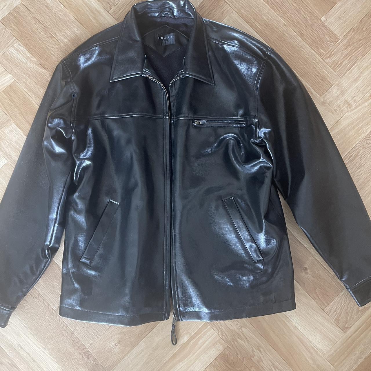 Vintage Eisenegger men’s leather jacket Great... - Depop