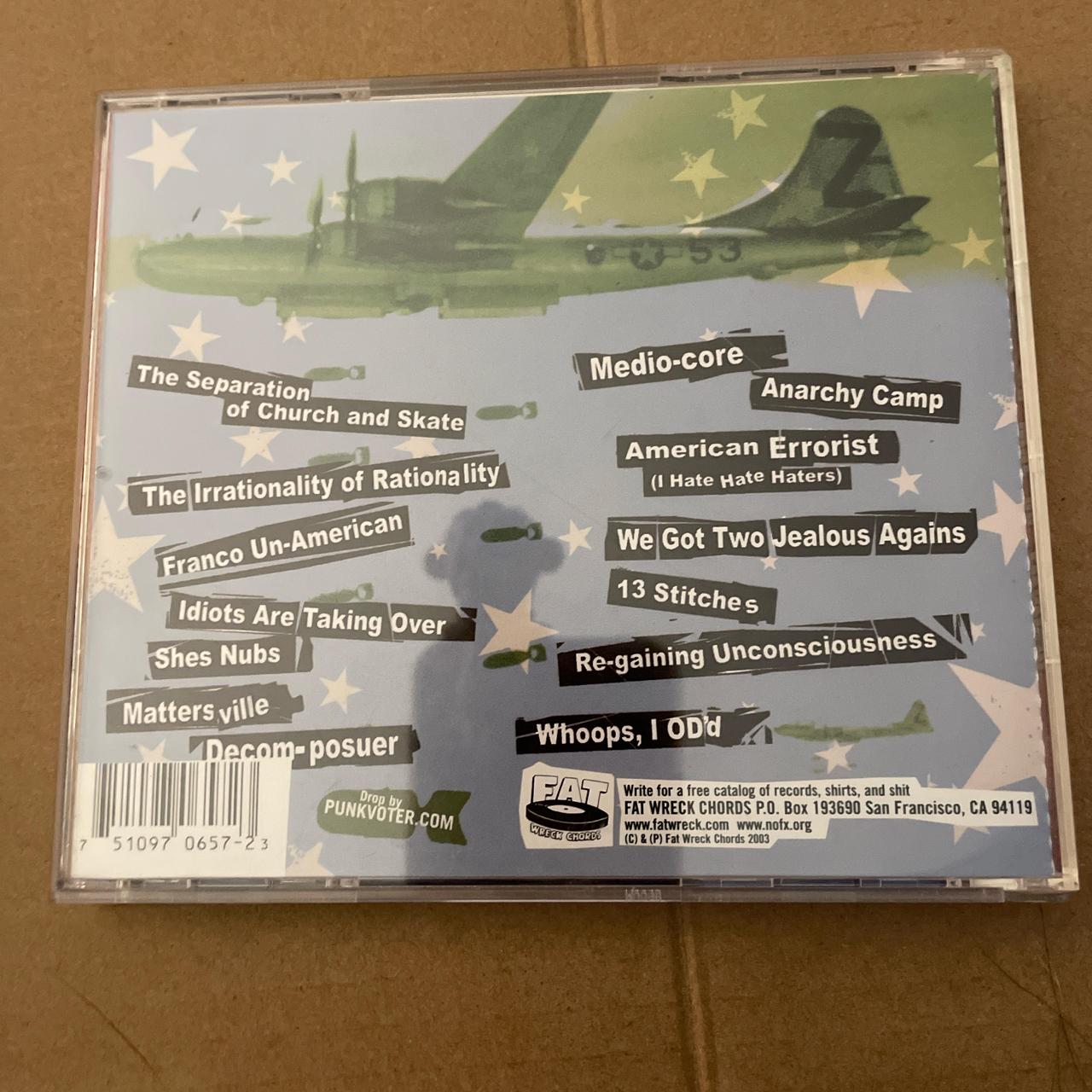 the war on errorism by nofx cd #cd #cds #music #nofx... - Depop