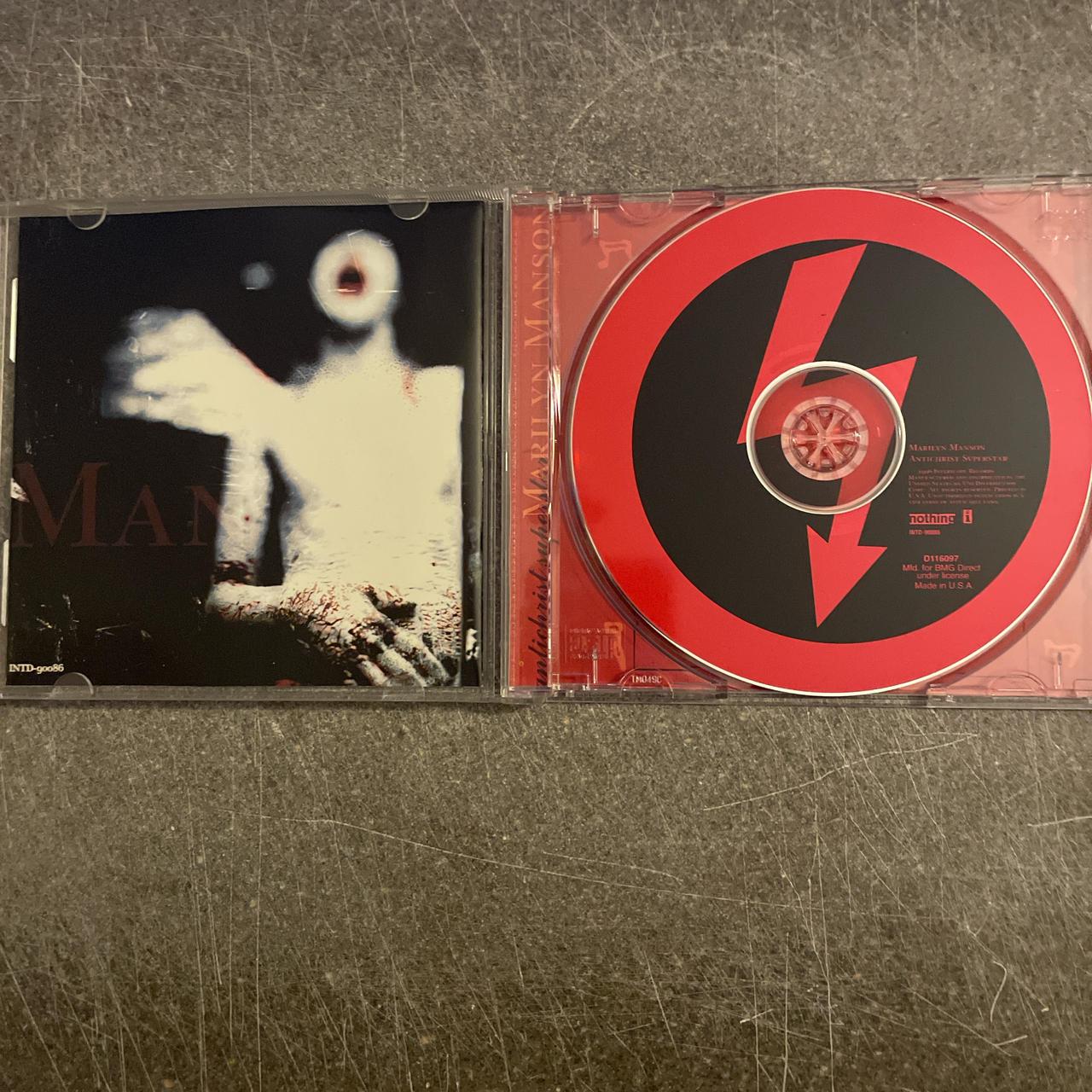 antichrist superstar by marilyn manson cd #cd #cds... - Depop