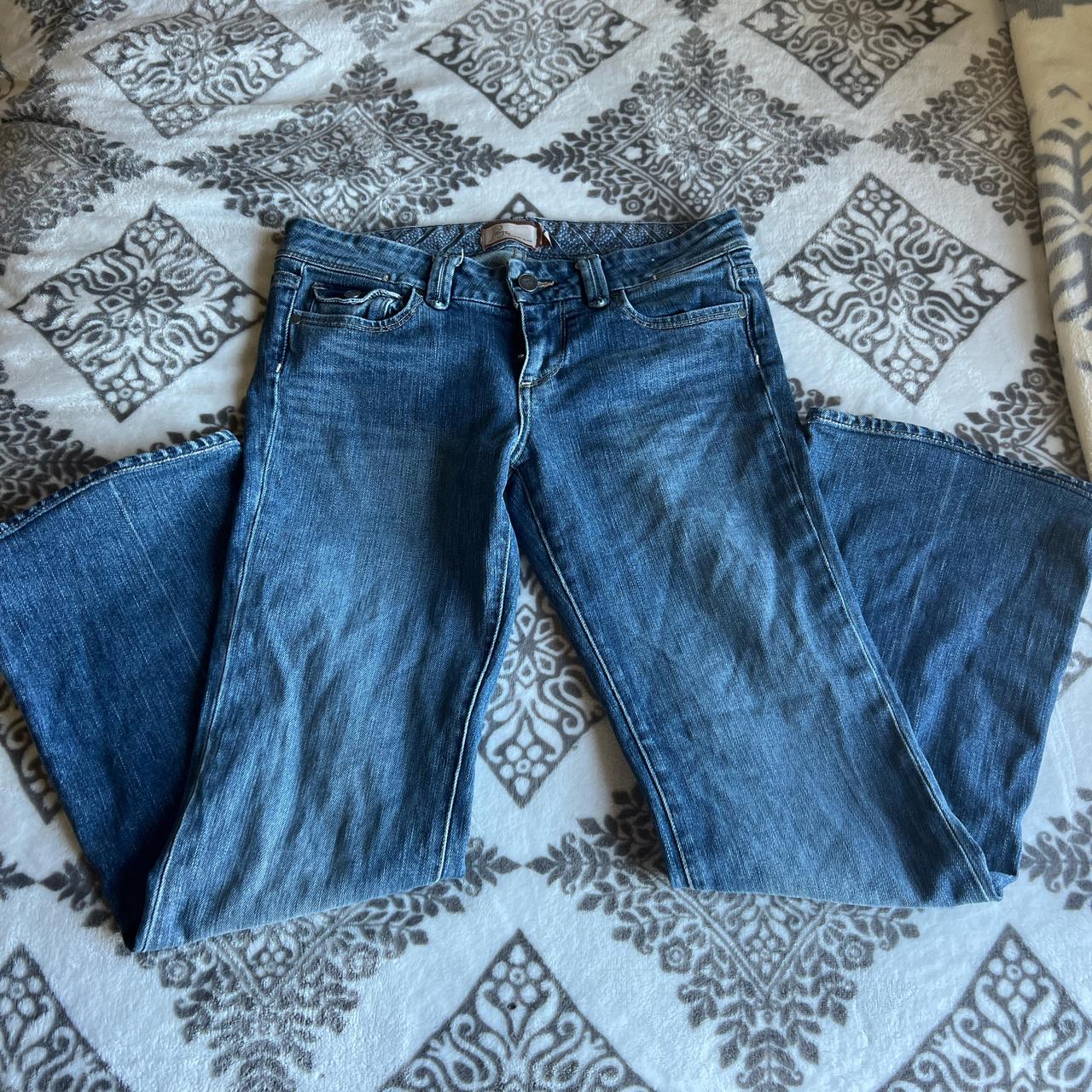 Super Low-rise 2000s y2k flare jeans CHEAP SHIPPING... | Depop
