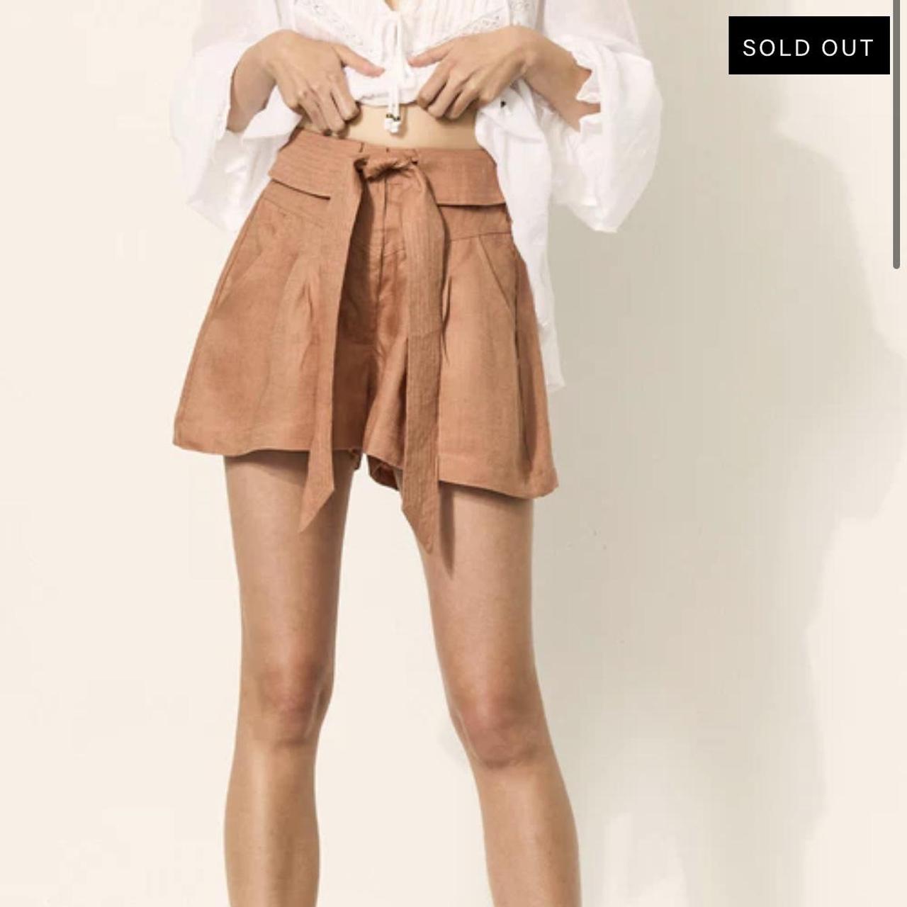 Kivari Eden Linen Shorts Size 8 New with tags... - Depop