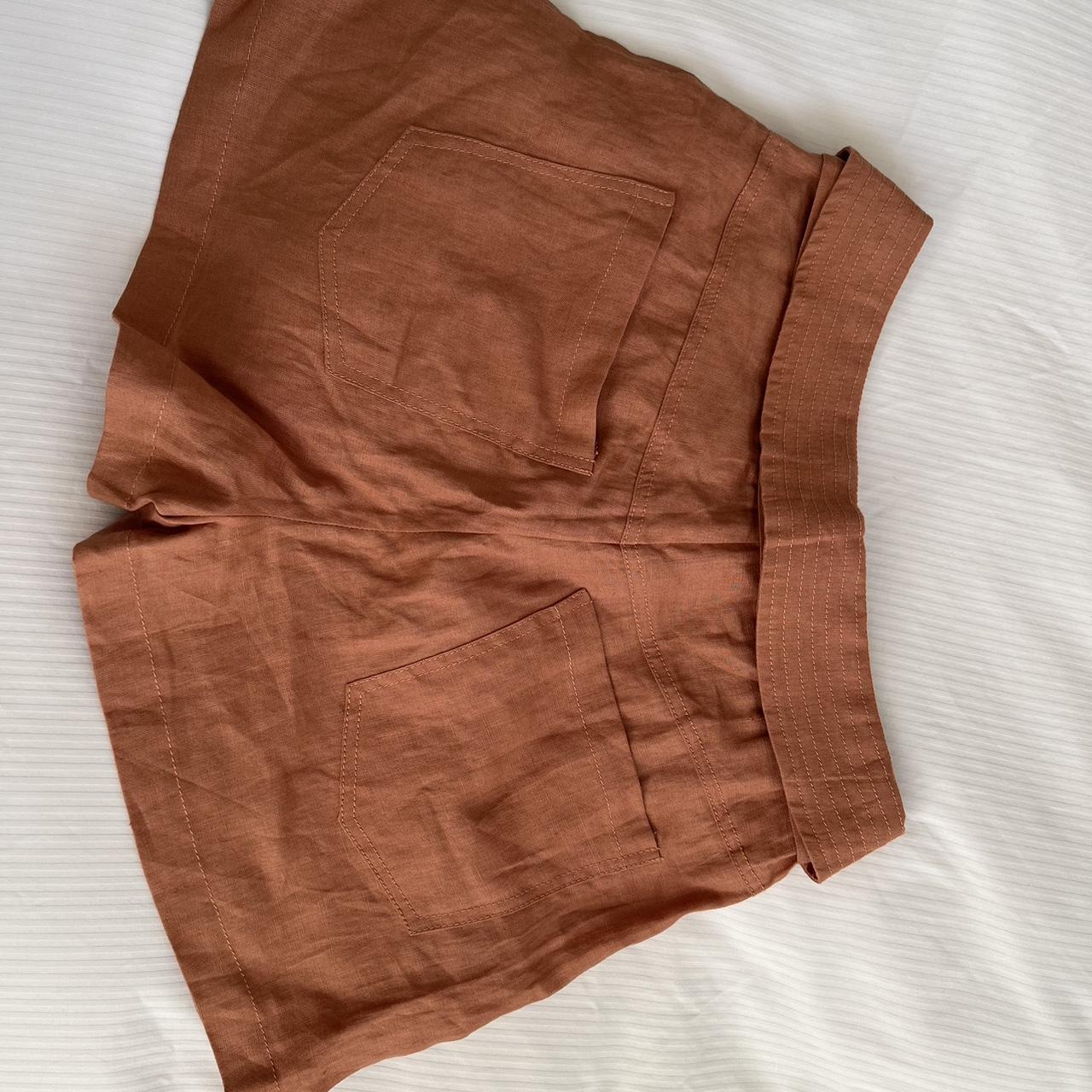 Kivari Eden Linen Shorts Size 8 New with tags... - Depop