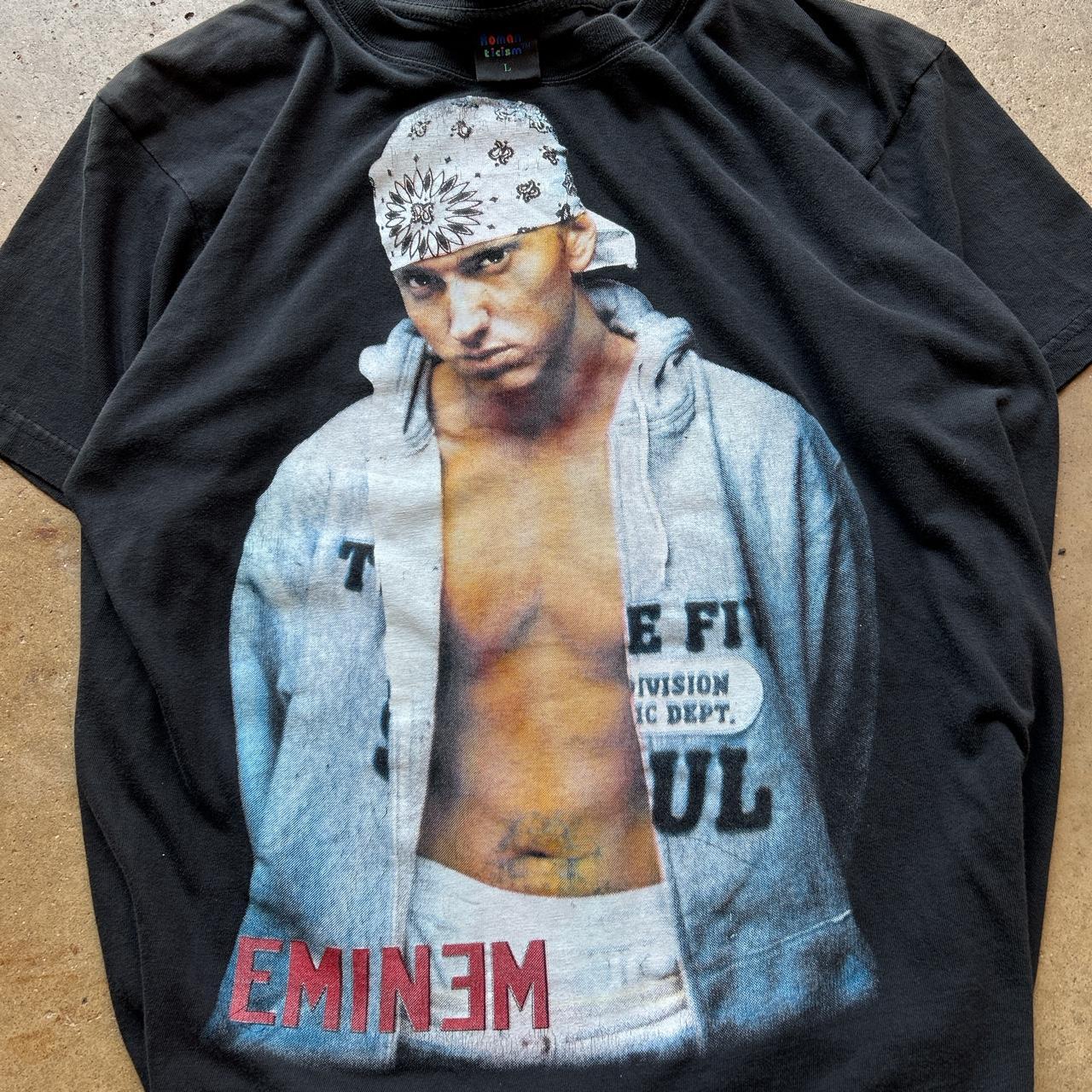 Y2K Eminem Rap T-Shirt. Insane shirt, super rare and... - Depop
