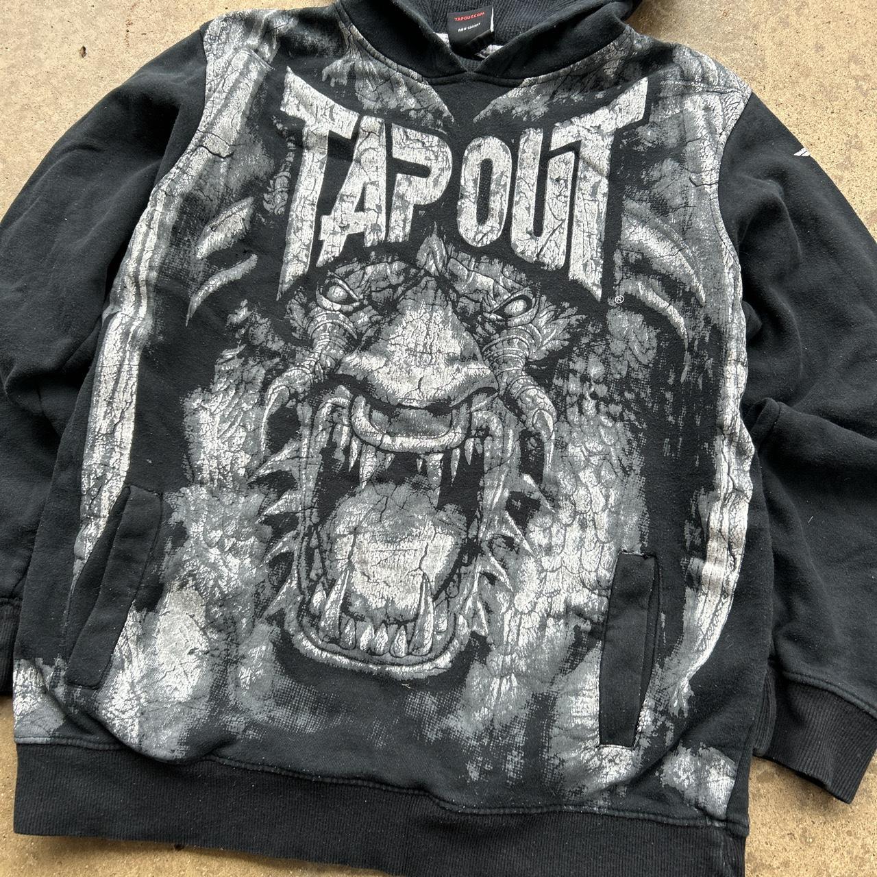 Y2K Tapout Hoodie. Insane design, super sick hoodie... - Depop