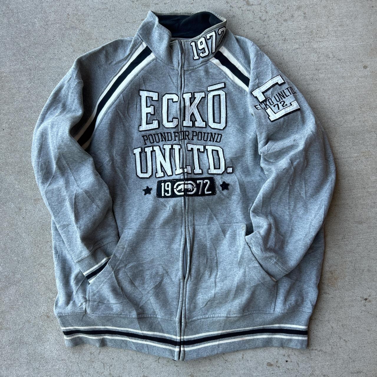 Y2K Ecko Zip Jacket. Super sick jacket nice design.... - Depop
