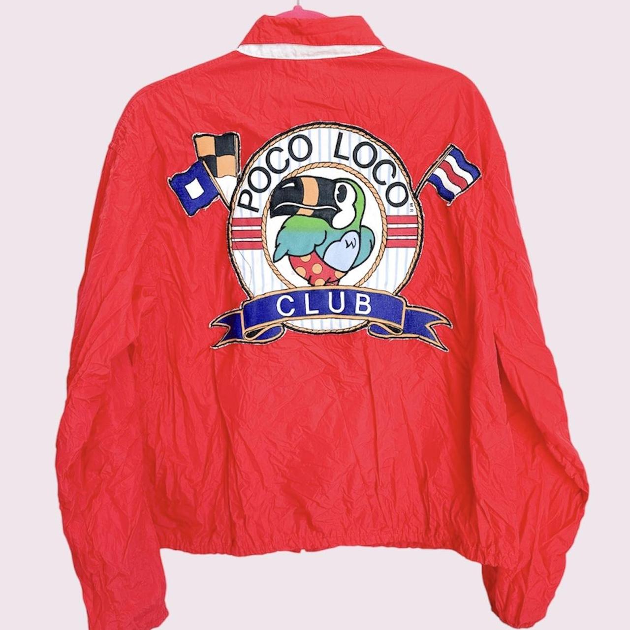 vintage poco loco windbreaker ♡ Genuine 80s... - Depop
