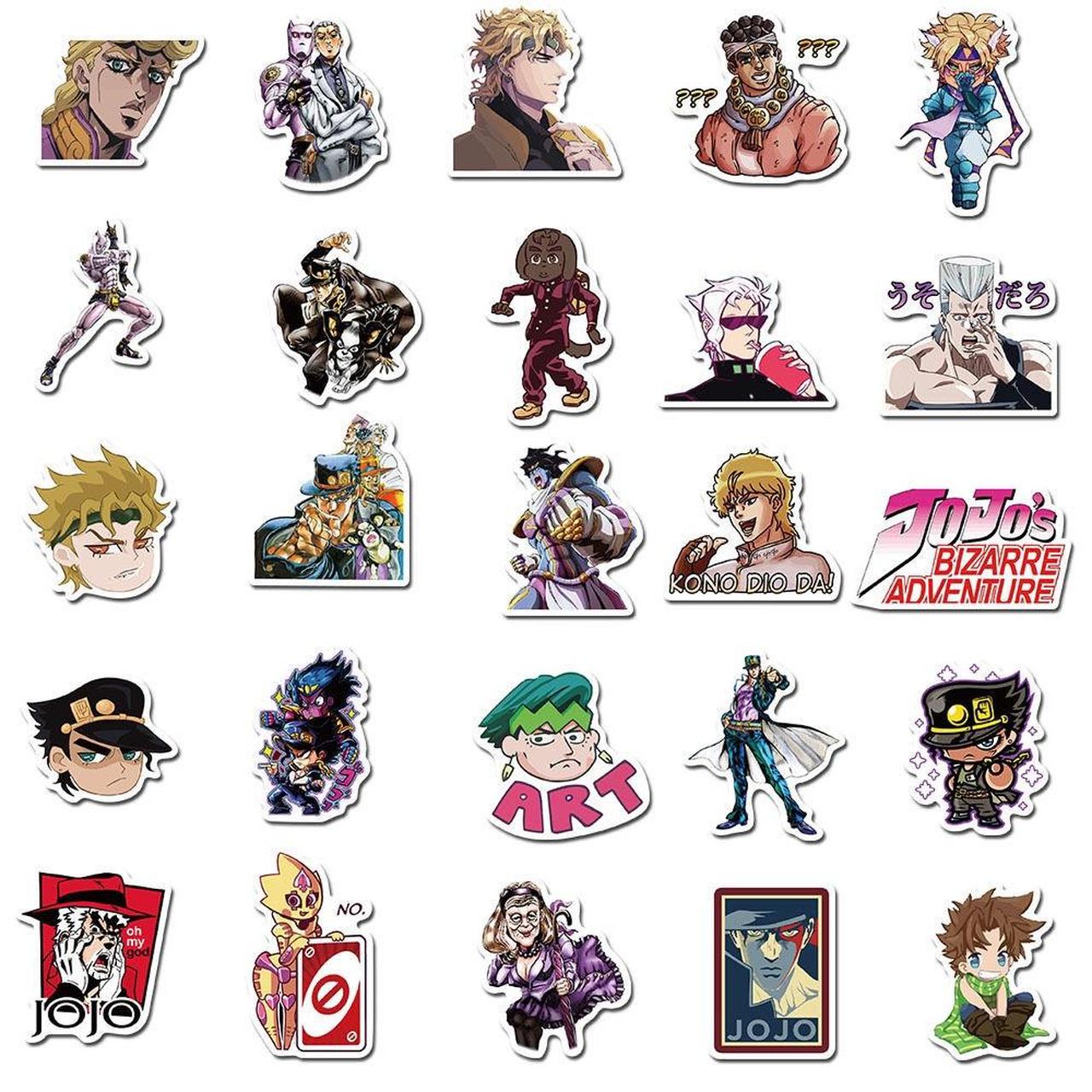 Jojo's Bizarre Adventure stickers 50pcs 🗝 This set... - Depop
