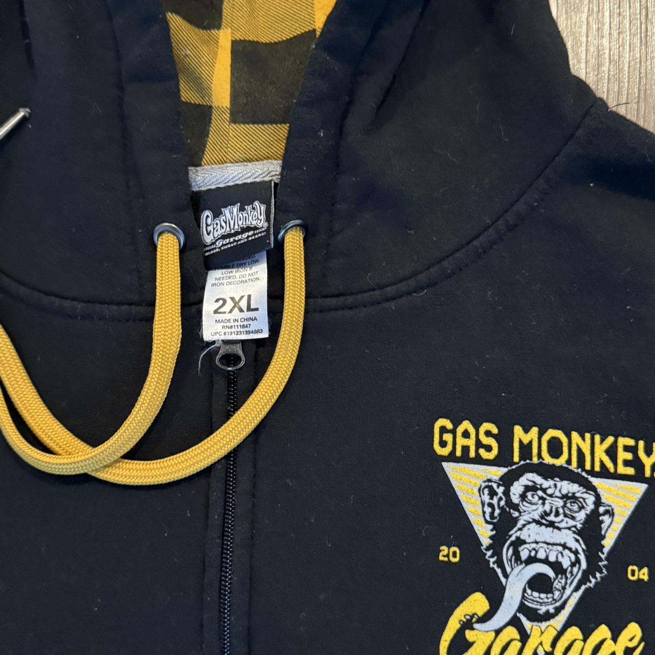 Men's Hoodie - Black - XXL – 2004 Gas Monkey Garage Z… - Gem