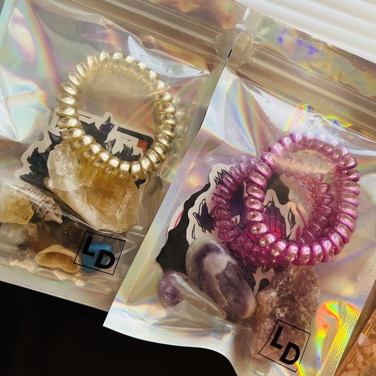 Mini crystal packages Includes a mixture of... - Depop