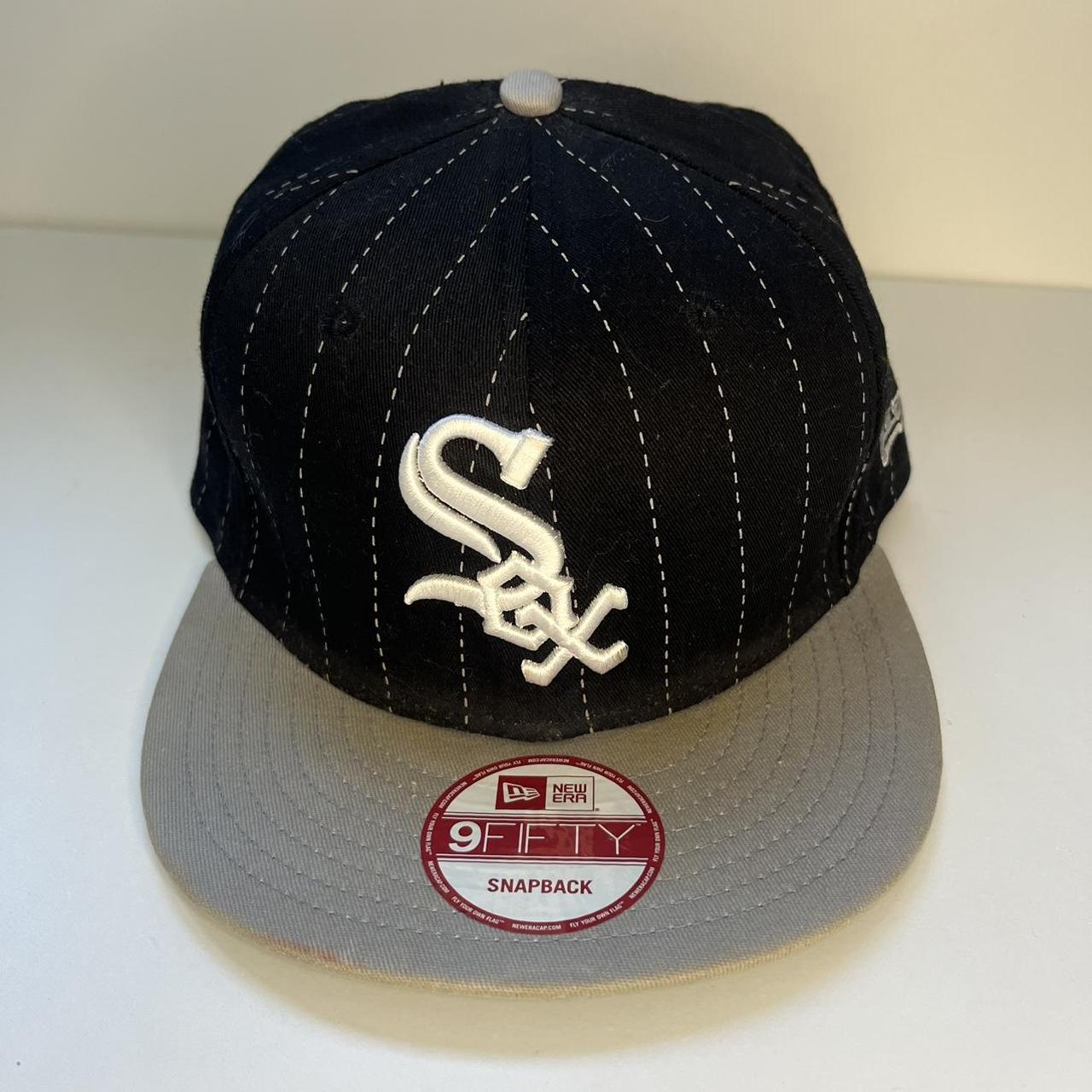 New Era White Sox 59FIFTY Snapback Size - Snapback... - Depop