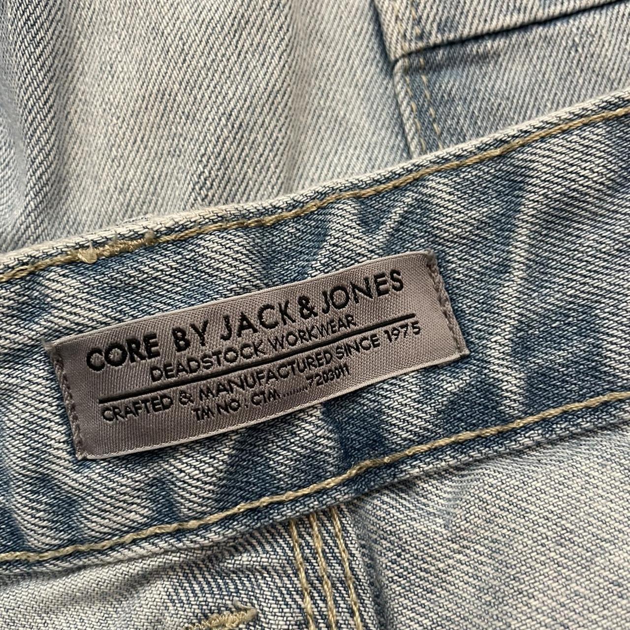Cargo Denim Jorts brand: core by jack & jones... - Depop