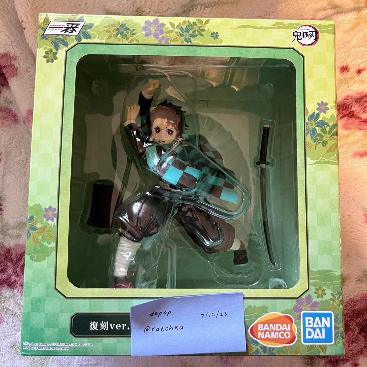 Official demon slayer Tanjiro figure with all... - Depop