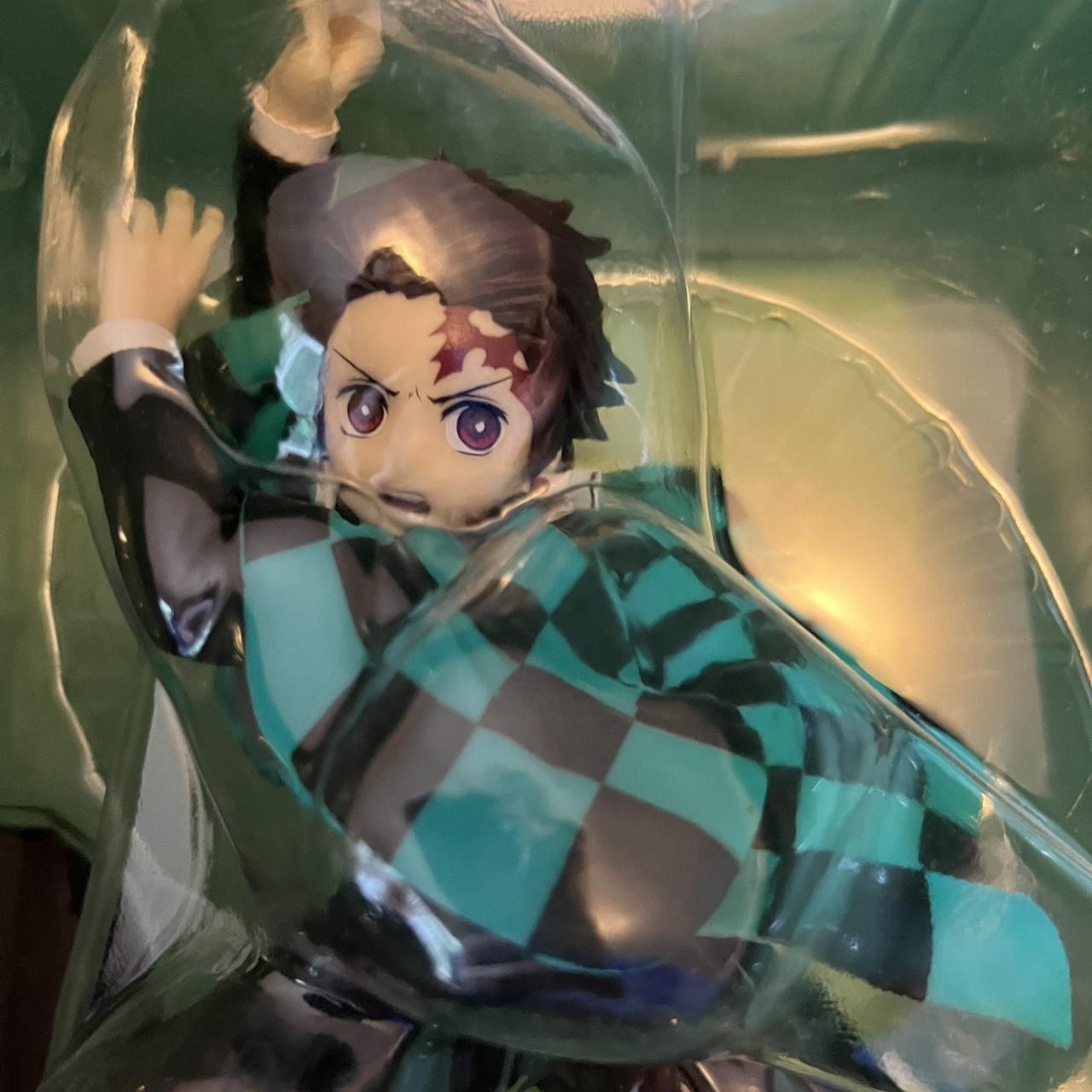 Official demon slayer Tanjiro figure with all... - Depop