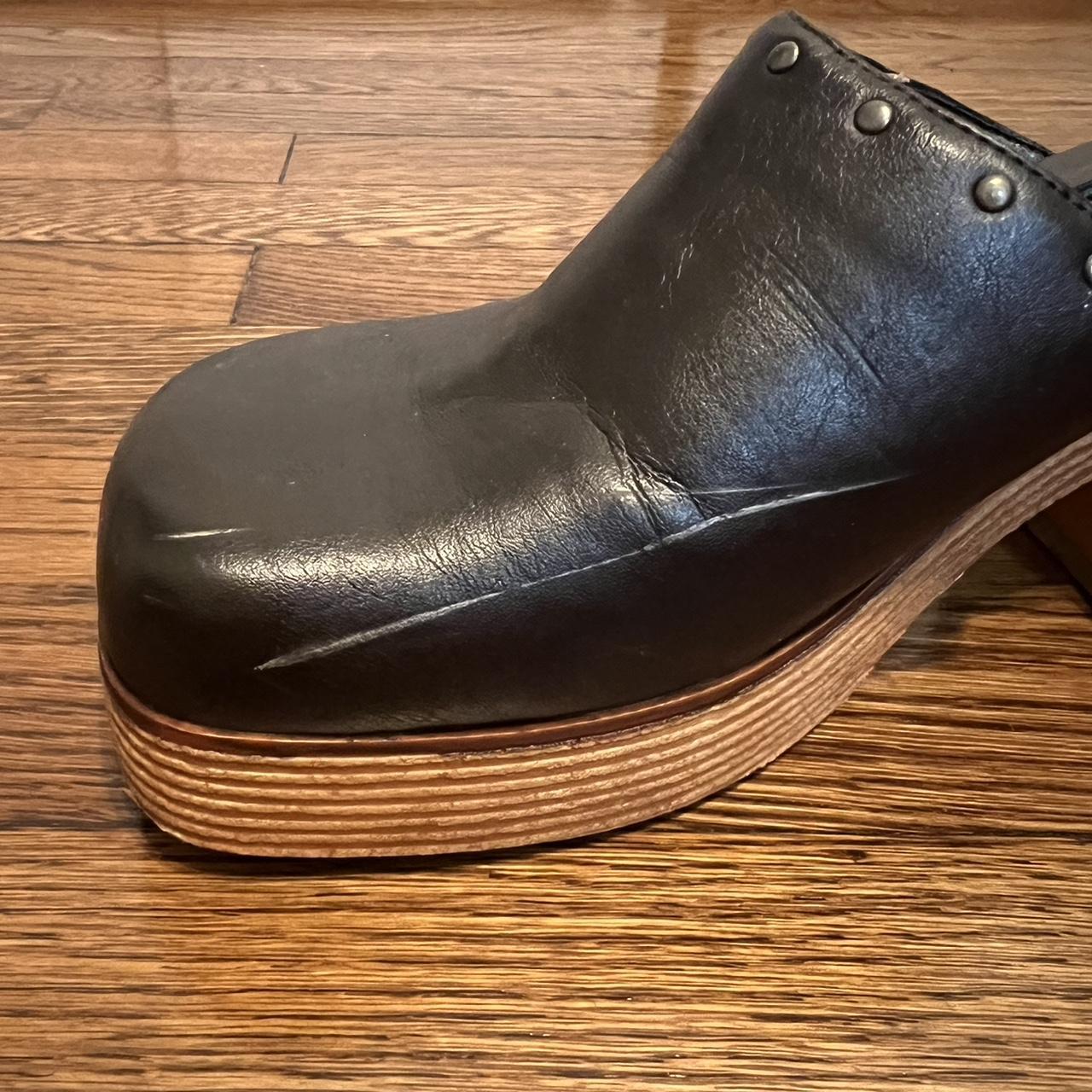 Lei brown platform clogs block heel 🤎Size 8 1/2 (... - Depop