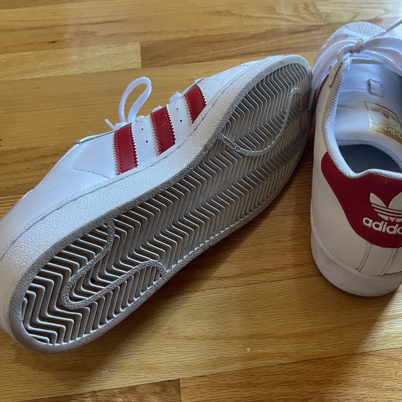 Adidas Superstar Red Gold Label - “La marque aux 3... - Depop