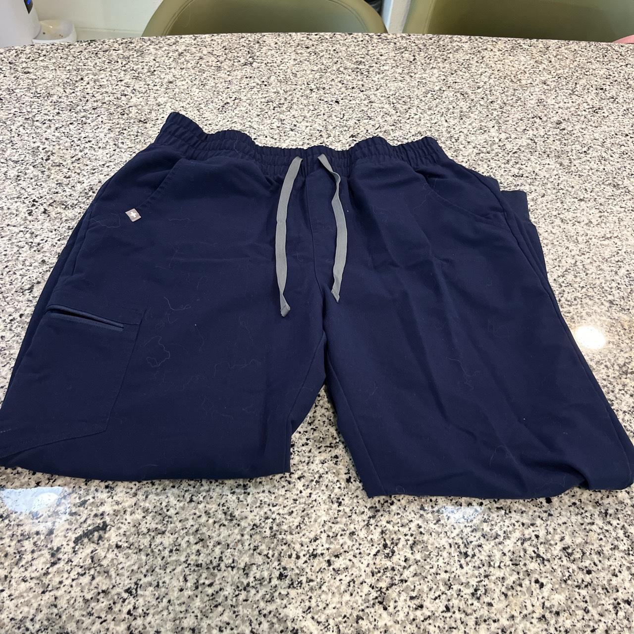 Figs scrub pants Cinched tie waistband Technical... - Depop