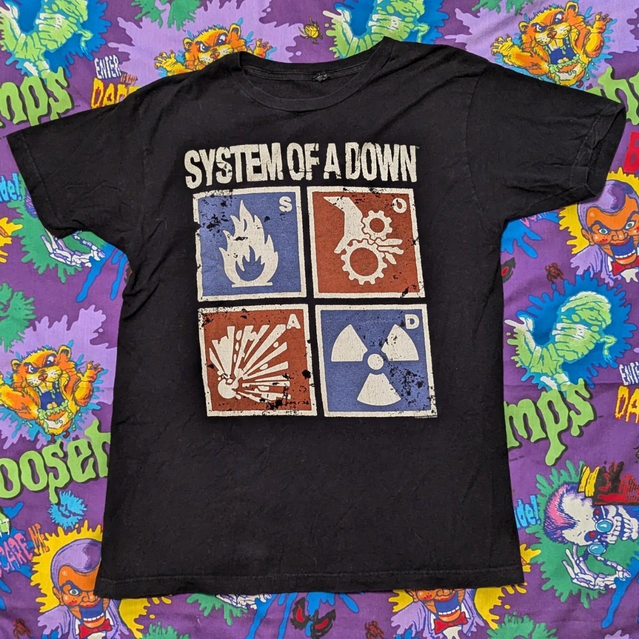 System of a Down Size:Large 20.5"W X 28"L Worn, has... - Depop