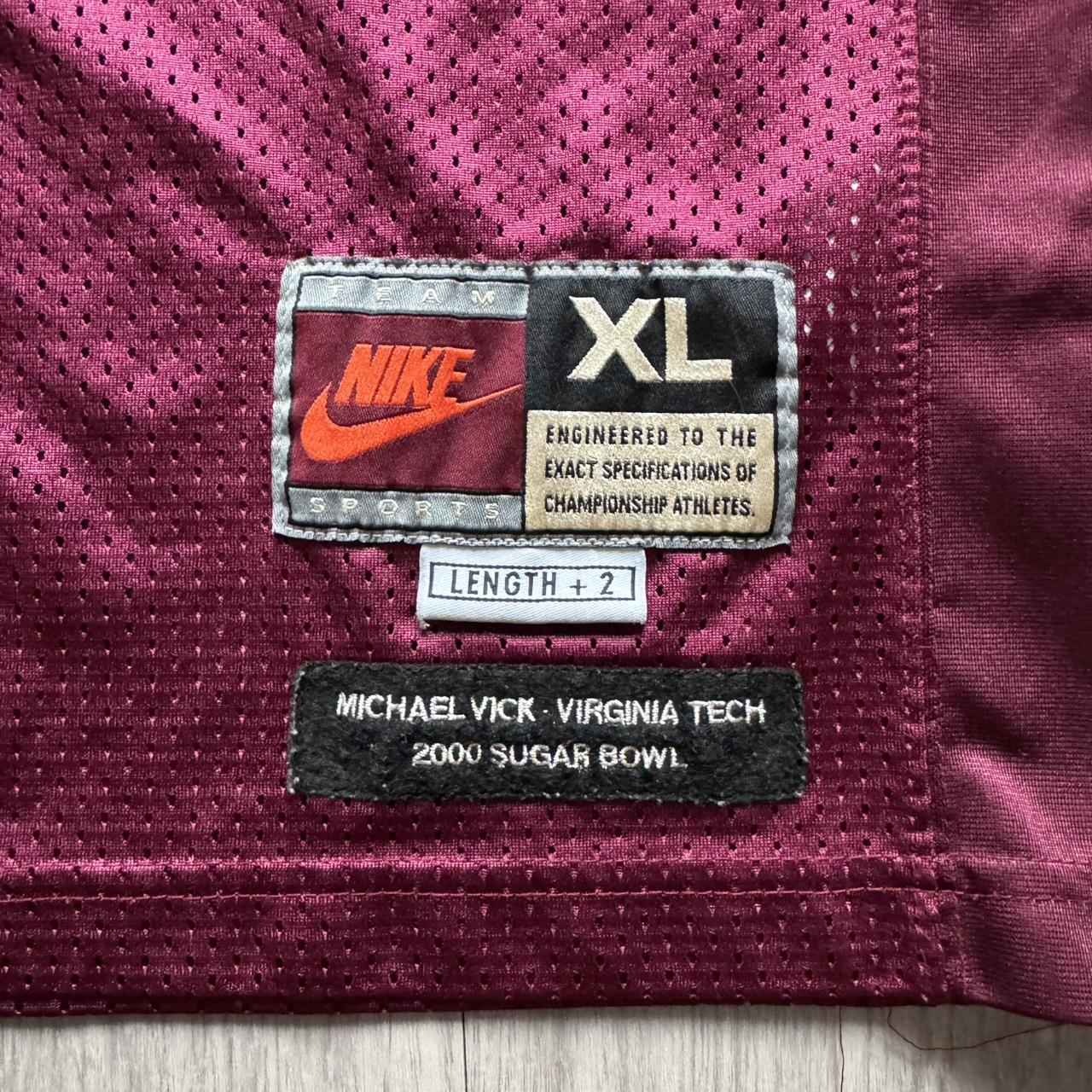Michael Vick Virginia Tech Sugar Bowl 2000 Nike... | Depop