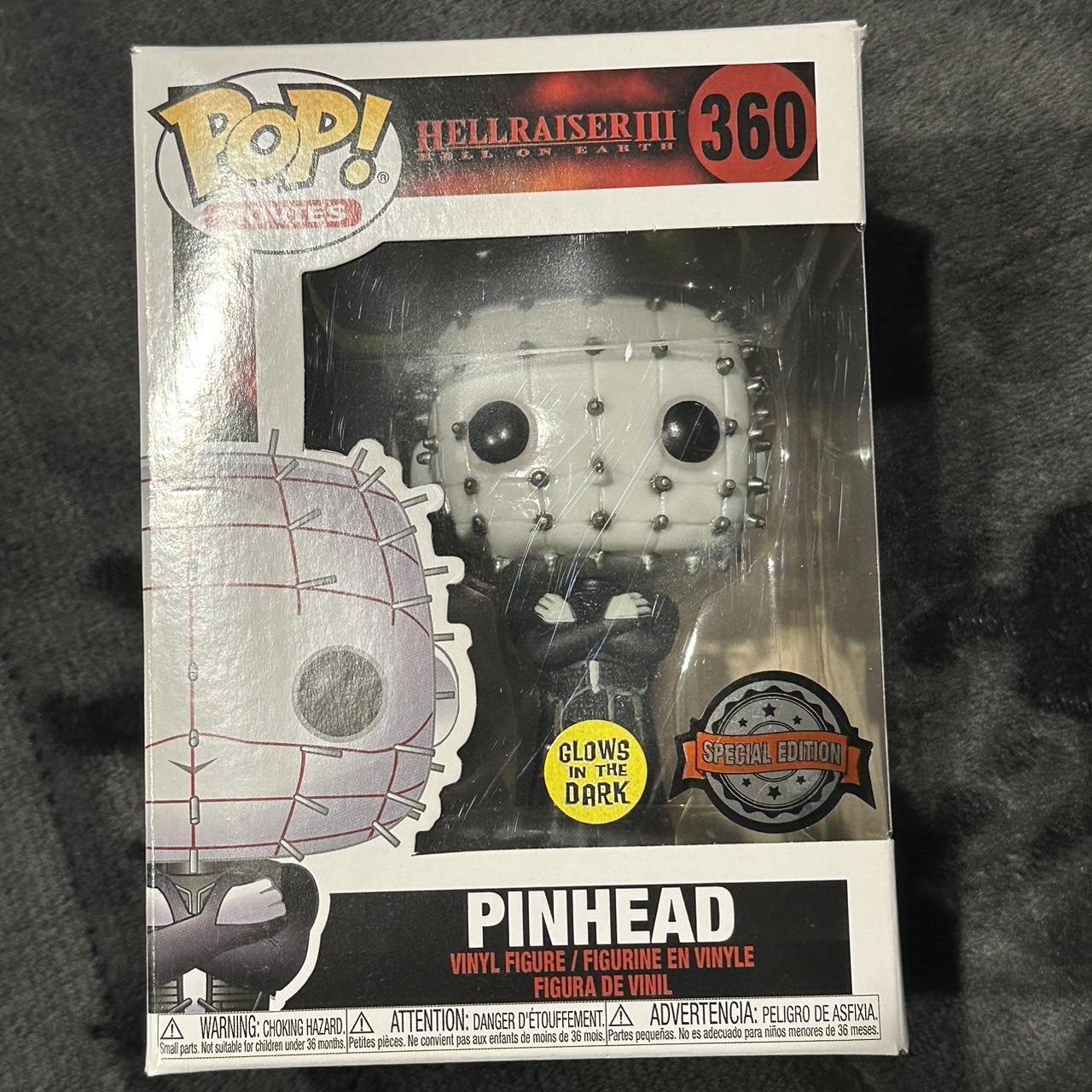 Selling this pop vinyl of Pinhead from Hellraiser 3!... - Depop