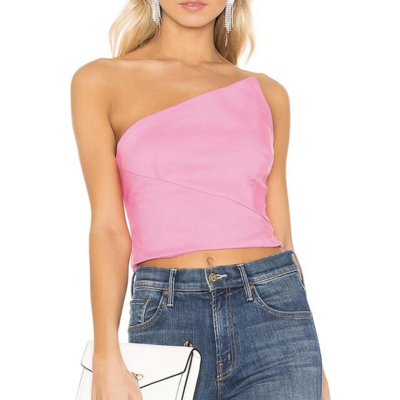 Superdown bubblegum pink top #revolve #crop - Depop