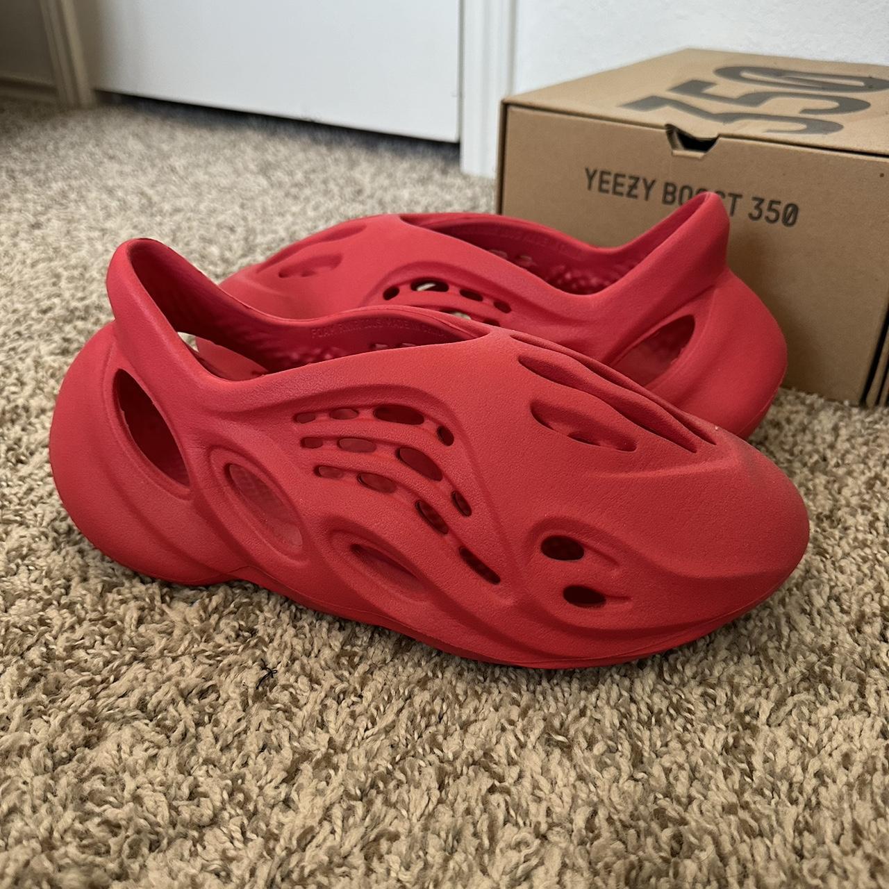 Yeezy Foam Runner 'Vermilion' | Red | Men's Size... - Depop