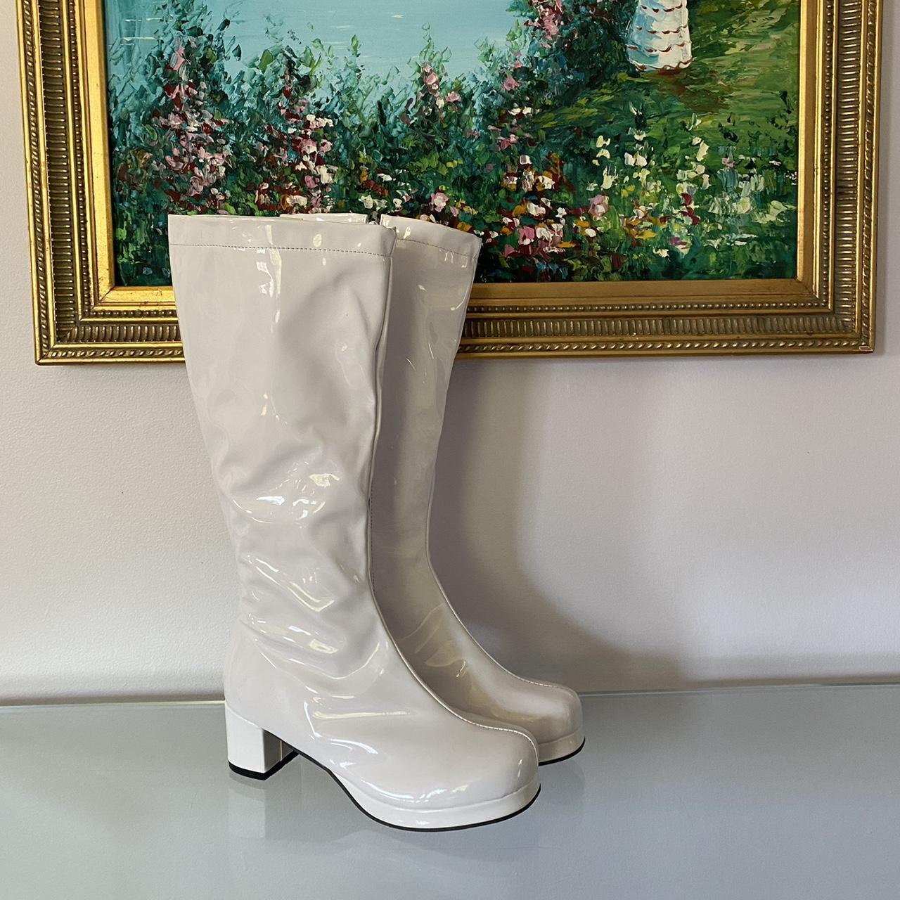 Women's White Boots | Depop