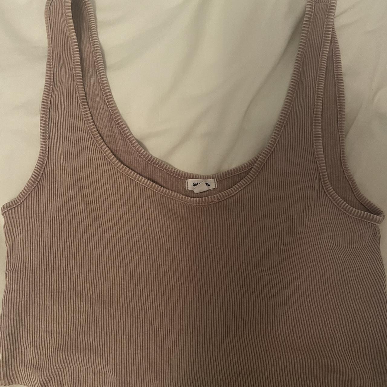 super cute and comfy ribbed garage tank top worn... - Depop