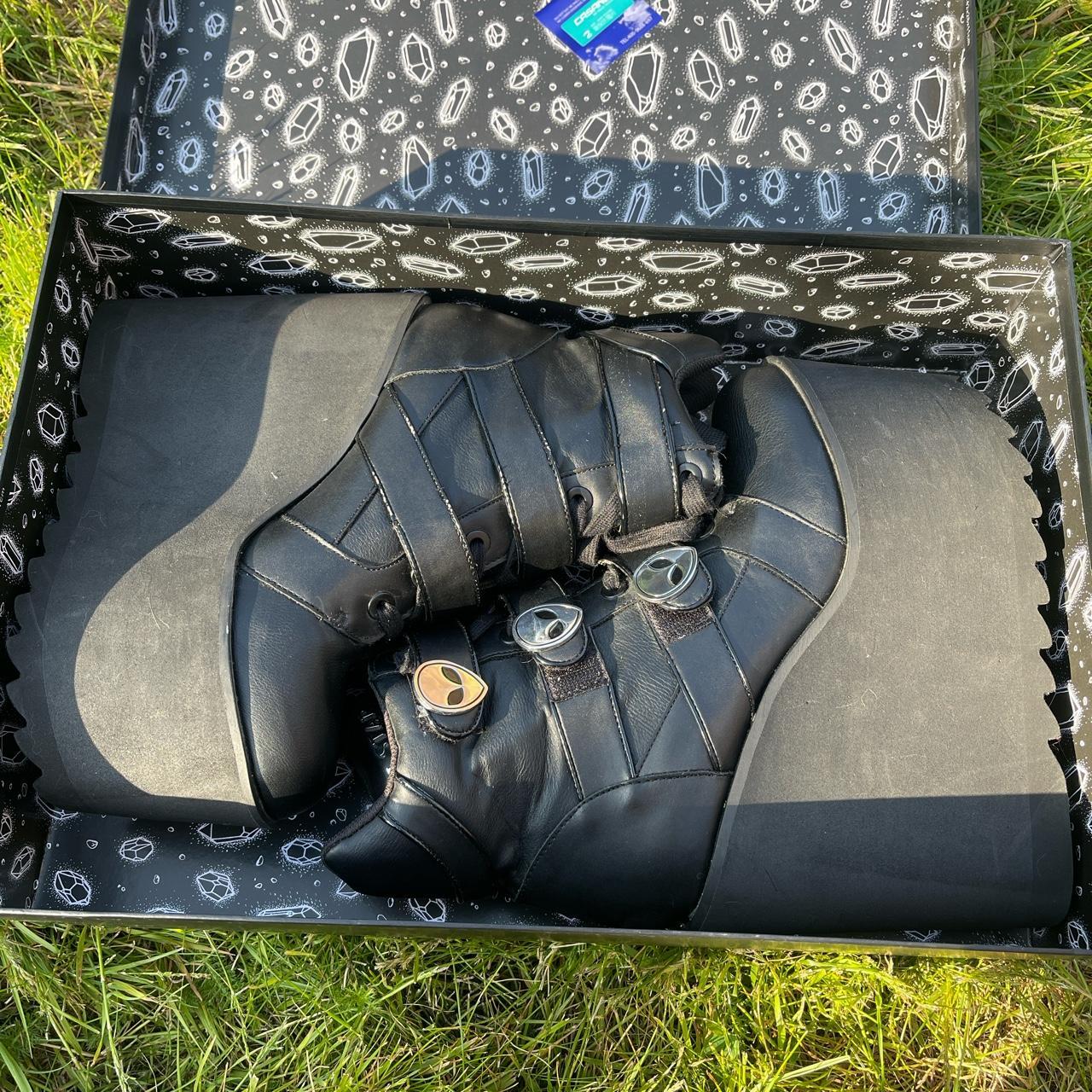 Killstar she’s out there wedge boots Amazing as new... - Depop