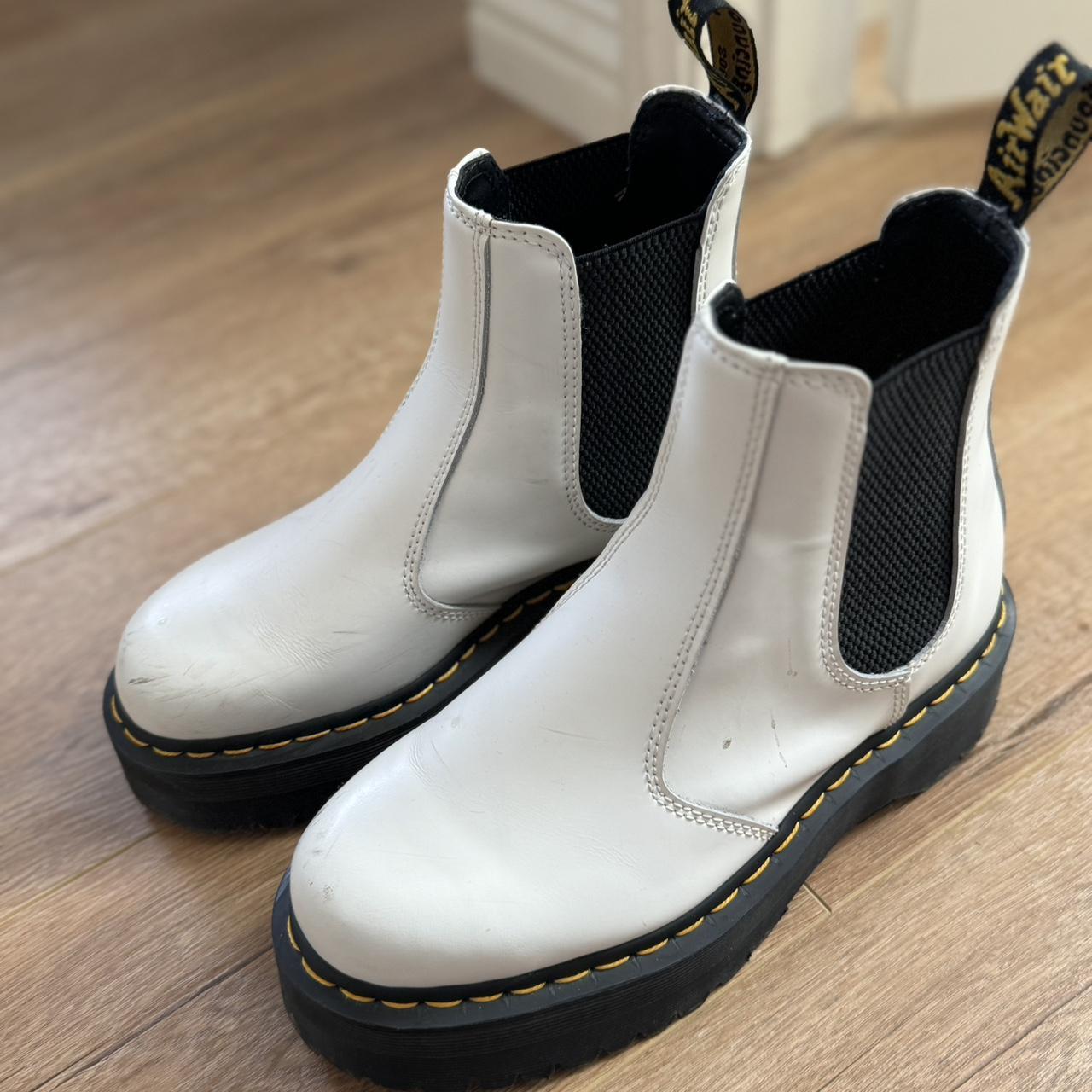 White doc Martin - Depop