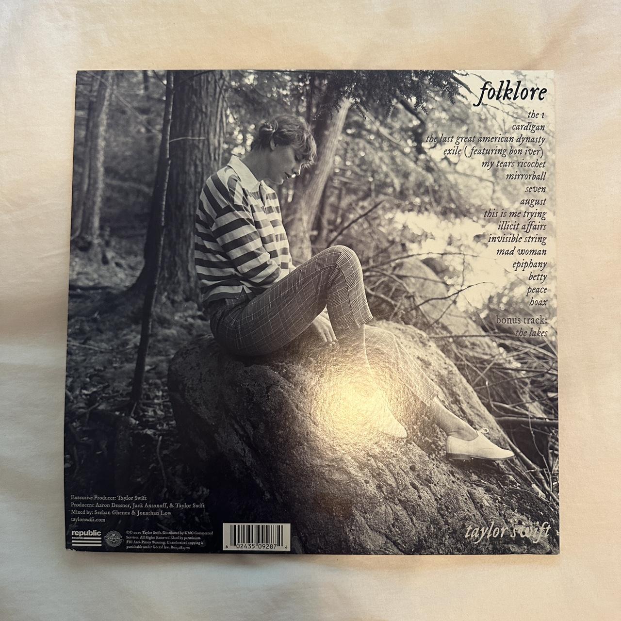 Taylor Swift Folklore vinyl Target Exclusive red... - Depop