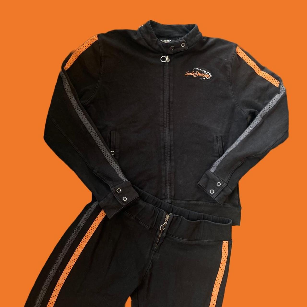 🟠 Harley Davidson Race Tracksuit🟠 🌟Size xs ~... - Depop