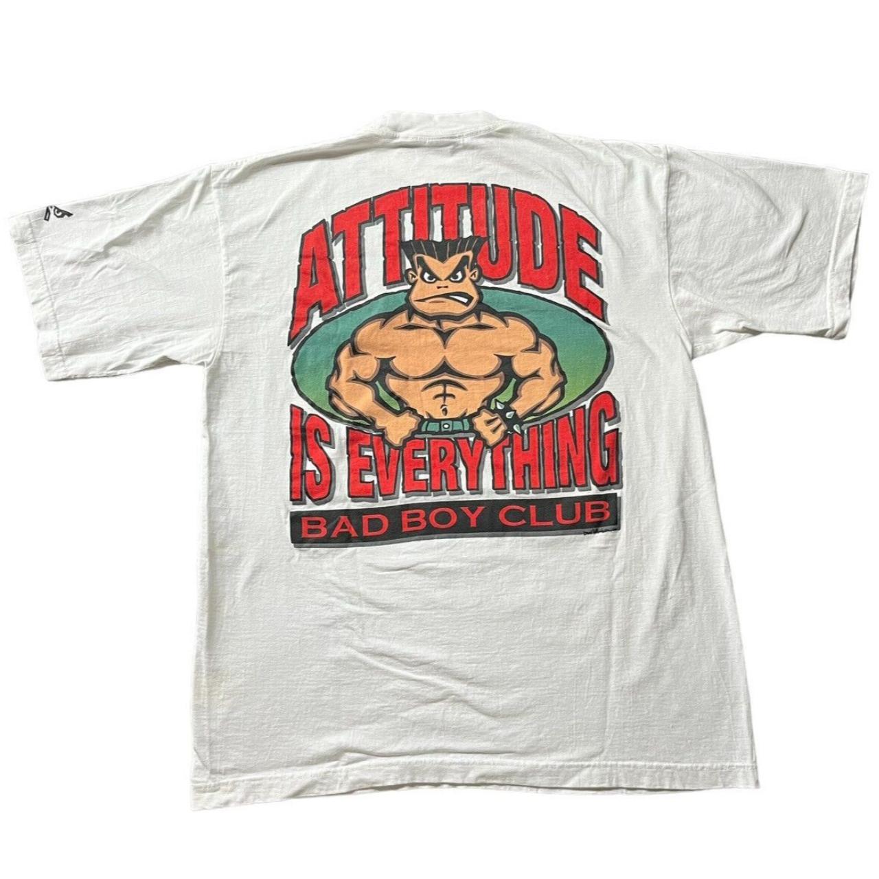 Vintage Bad Boy Club T Shirt 90s Attitude is... - Depop