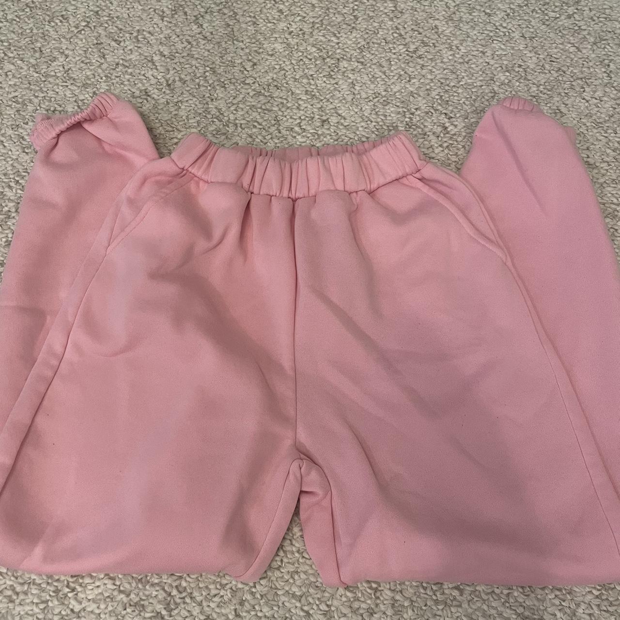 Shein pink sweatpants, super soft and stretchy.... - Depop