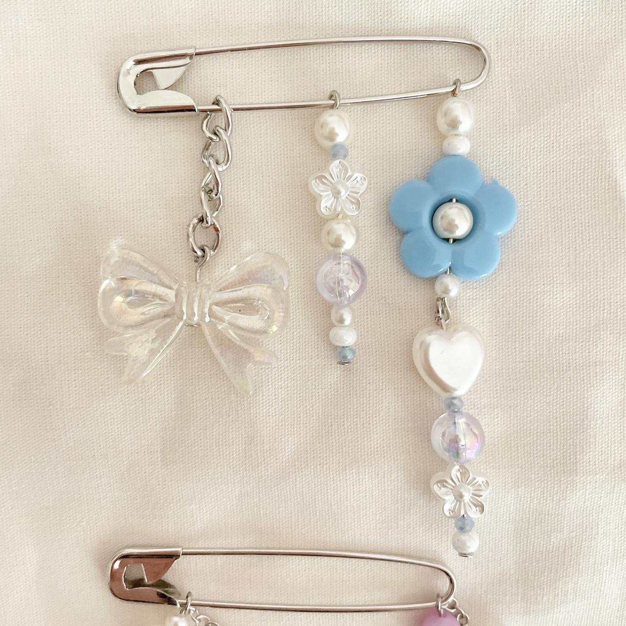 handmade bag pin featuring cute and dreamy themed... - Depop