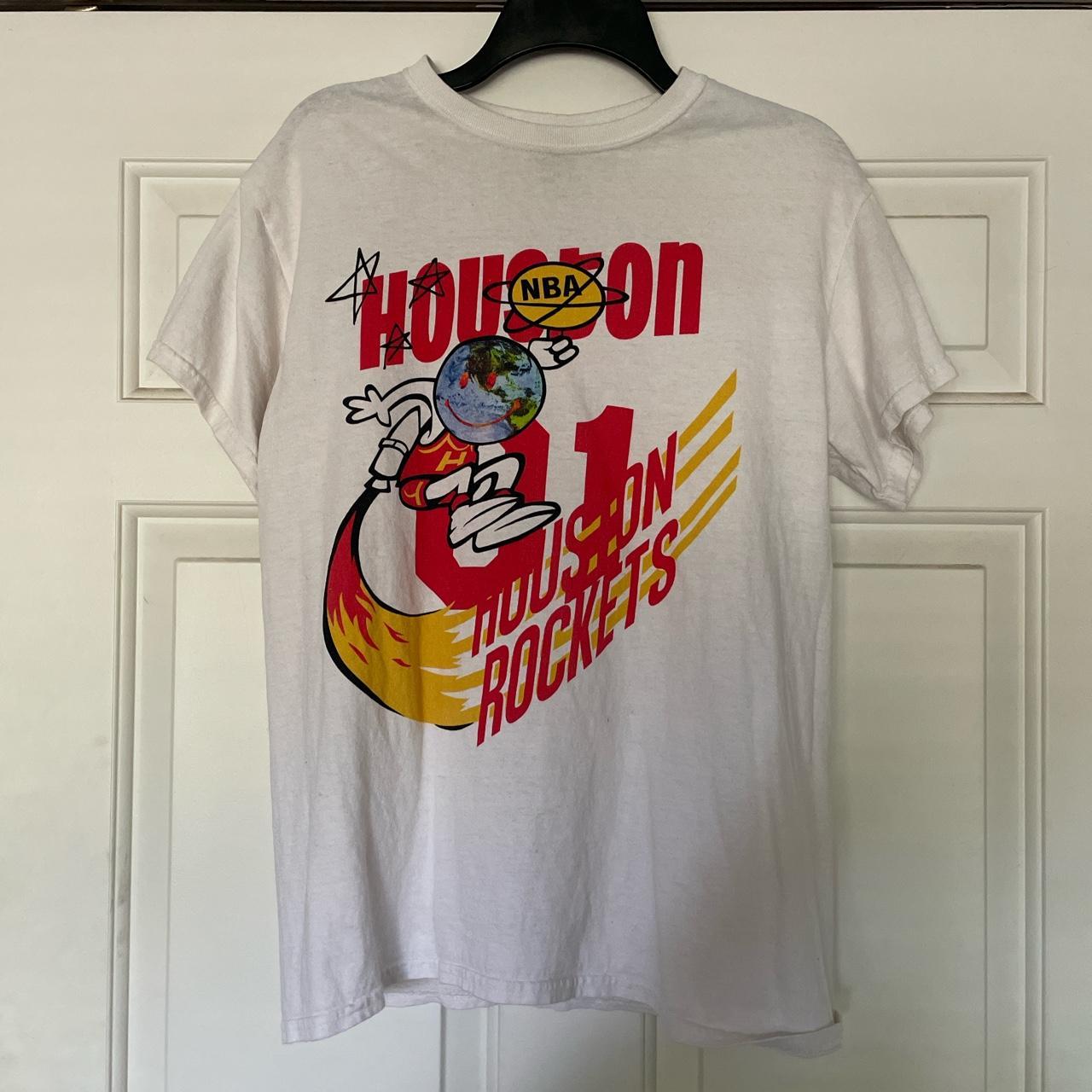 Travis Scott X Houston Rockets T-shirt (M) - Depop